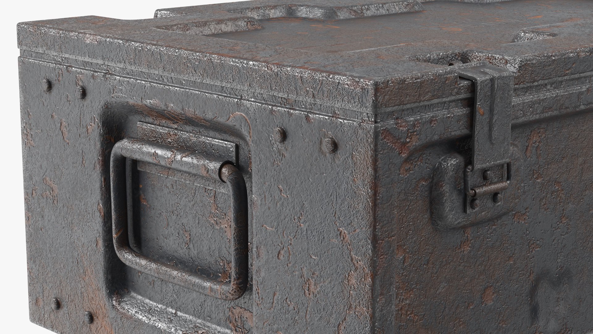 3D Old Weapon Box Metal - TurboSquid 2061448
