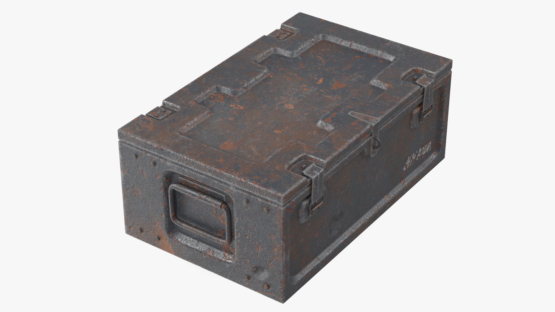 3D Old Weapon Box Metal - TurboSquid 2061448