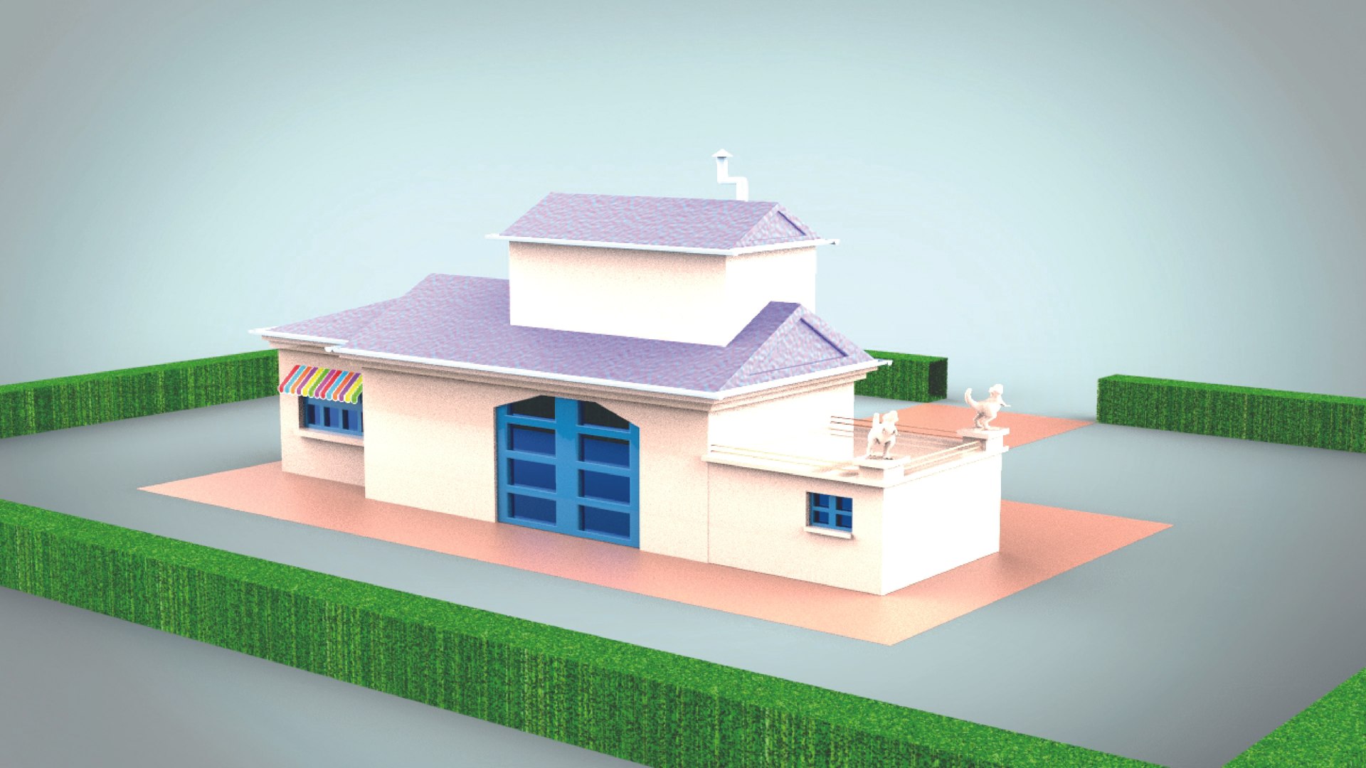 OGGY HOUSE 3D Model - TurboSquid 1732193