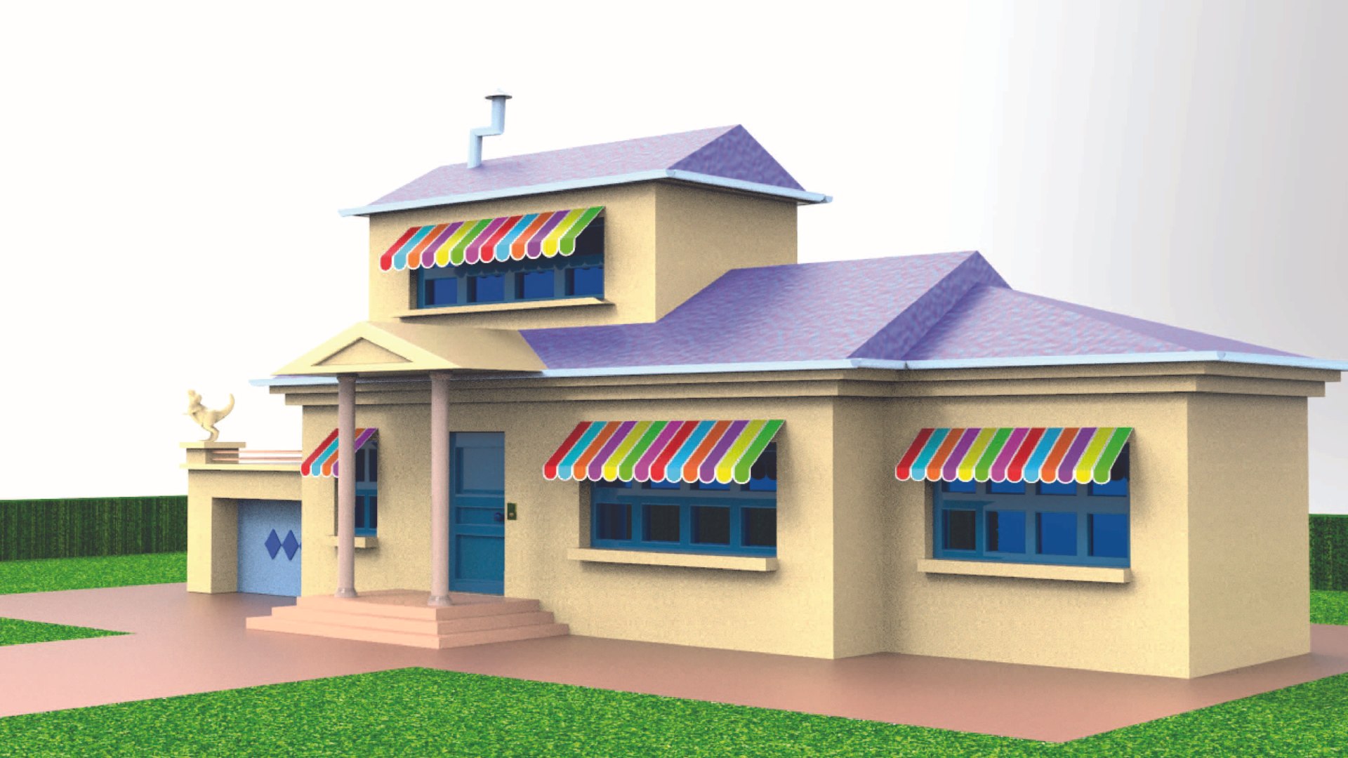 OGGY HOUSE 3D Model - TurboSquid 1732193