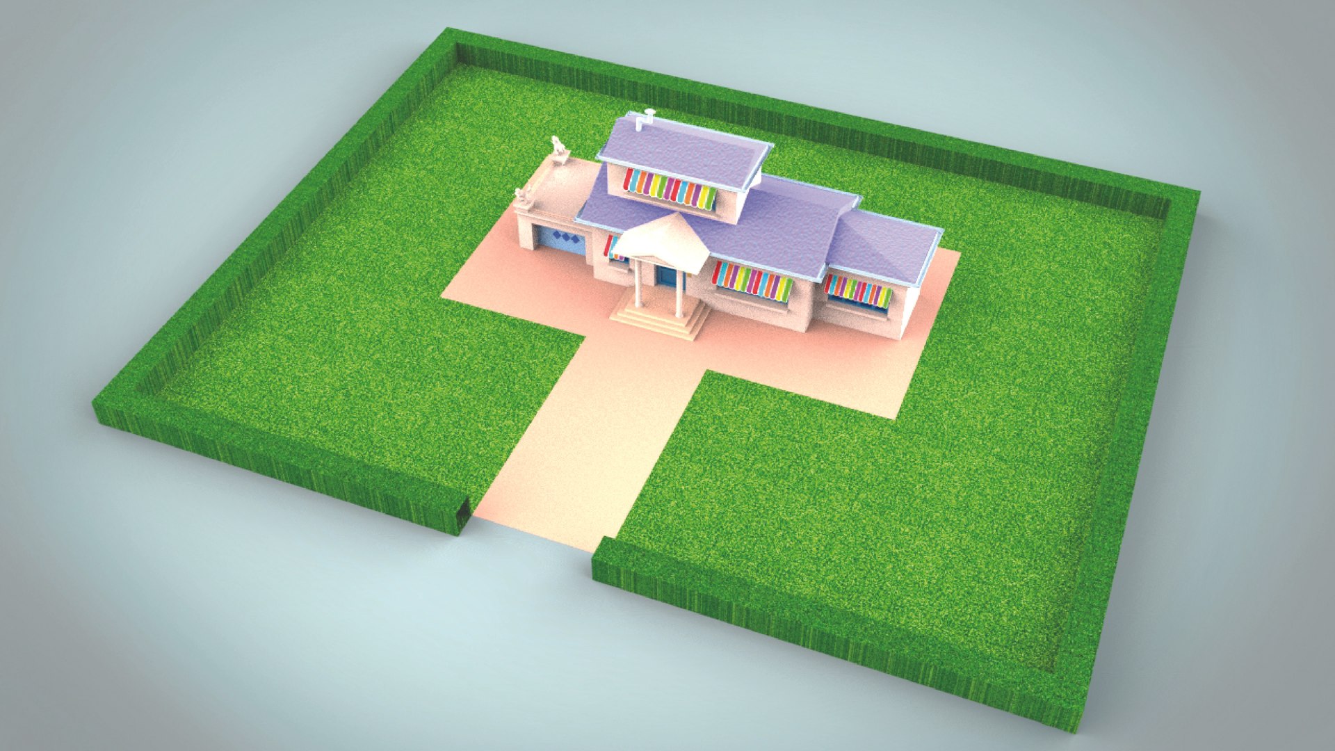 OGGY HOUSE 3D Model - TurboSquid 1732193