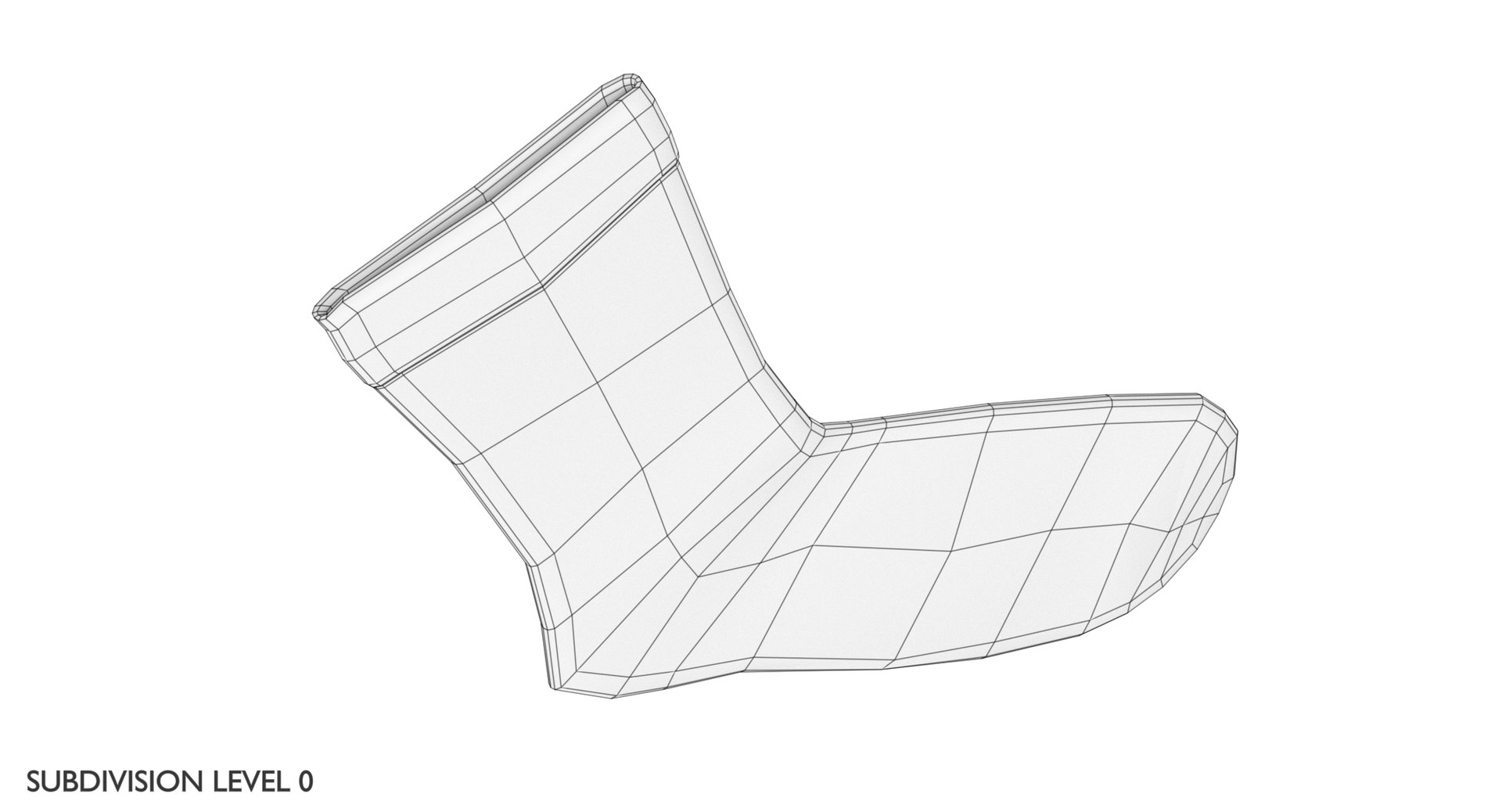 Grey Sock 3D Model - TurboSquid 1188619