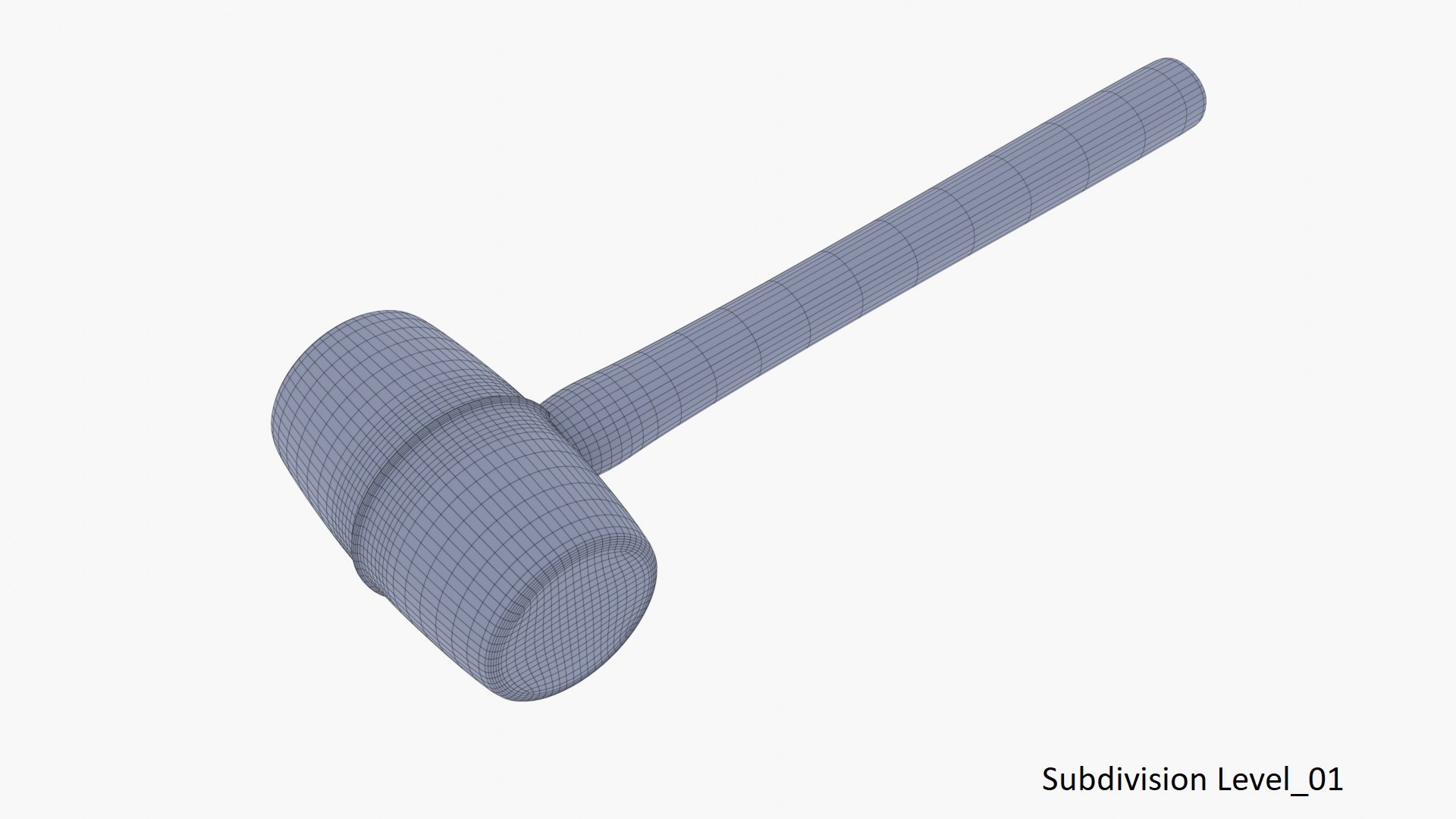 Black Mallet Model - TurboSquid 1817500