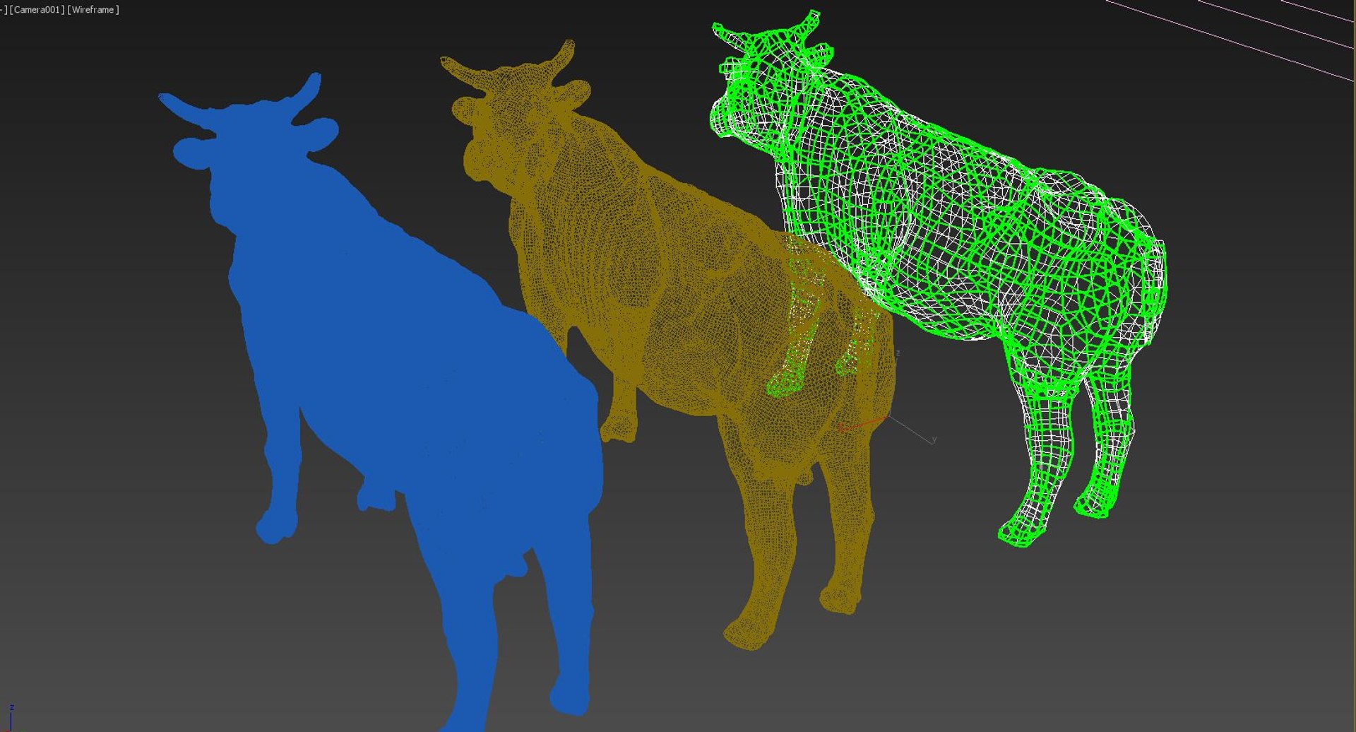 Hungry cow animals 3D - TurboSquid 1501129