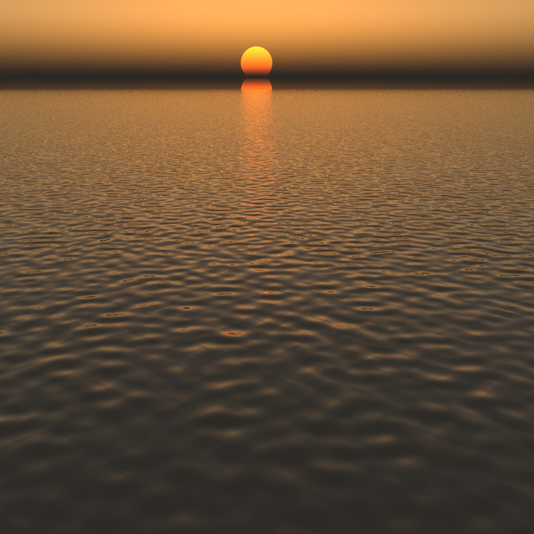 Sunset 3D Model - TurboSquid 2000902