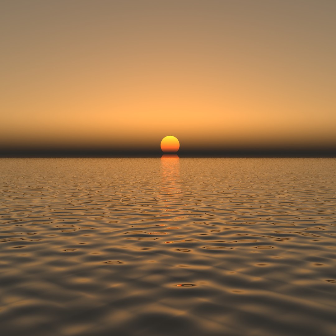 Sunset 3D Model - TurboSquid 2000902