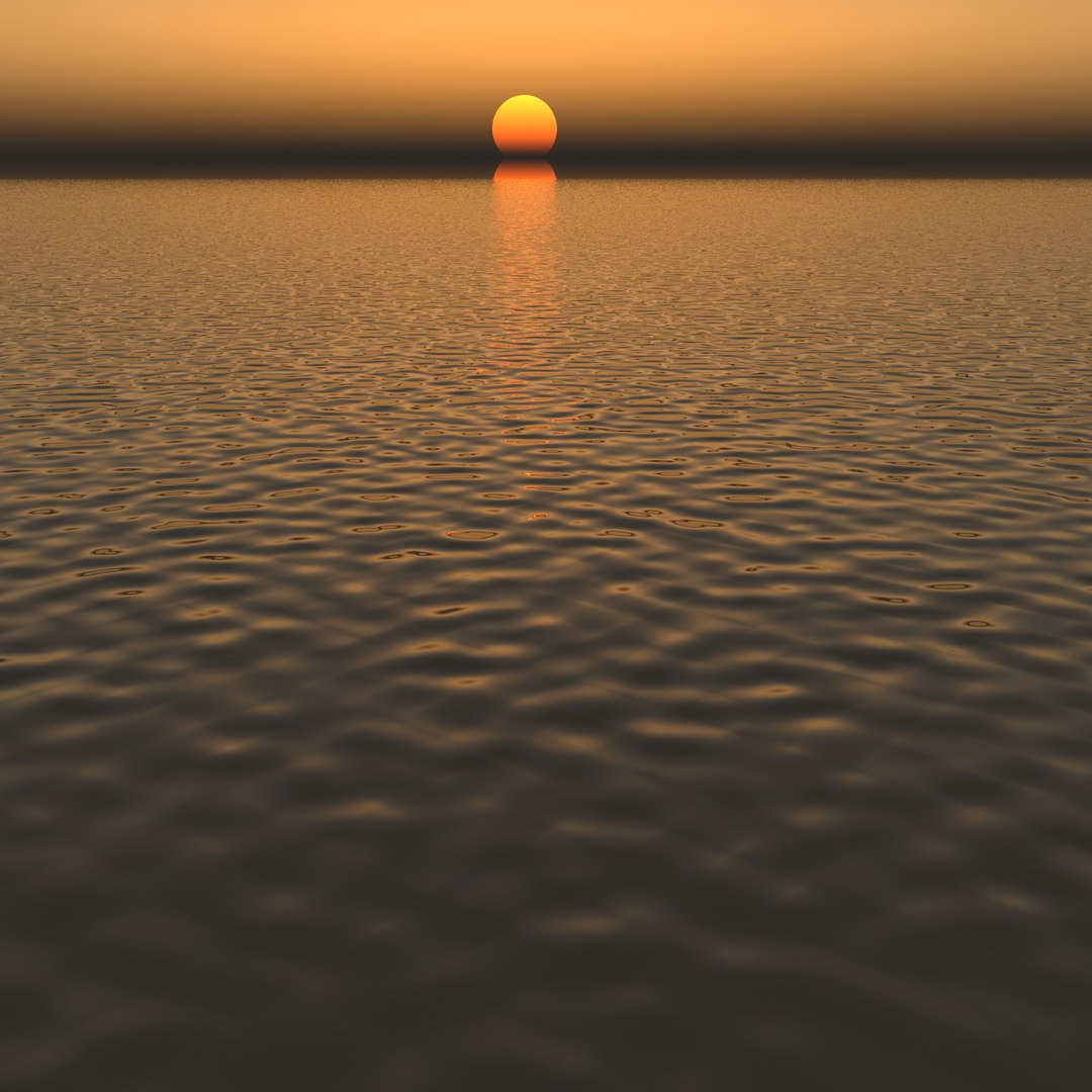 Sunset 3D Model - TurboSquid 2000902
