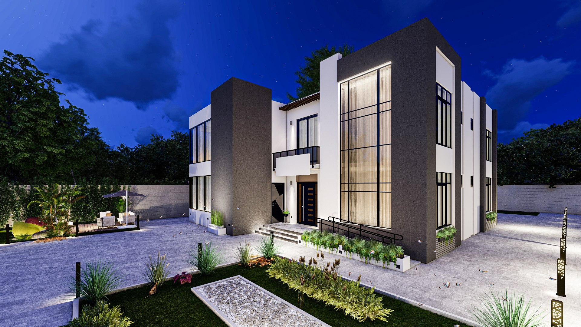 3D Residential Villa Modern Design - TurboSquid 2145031