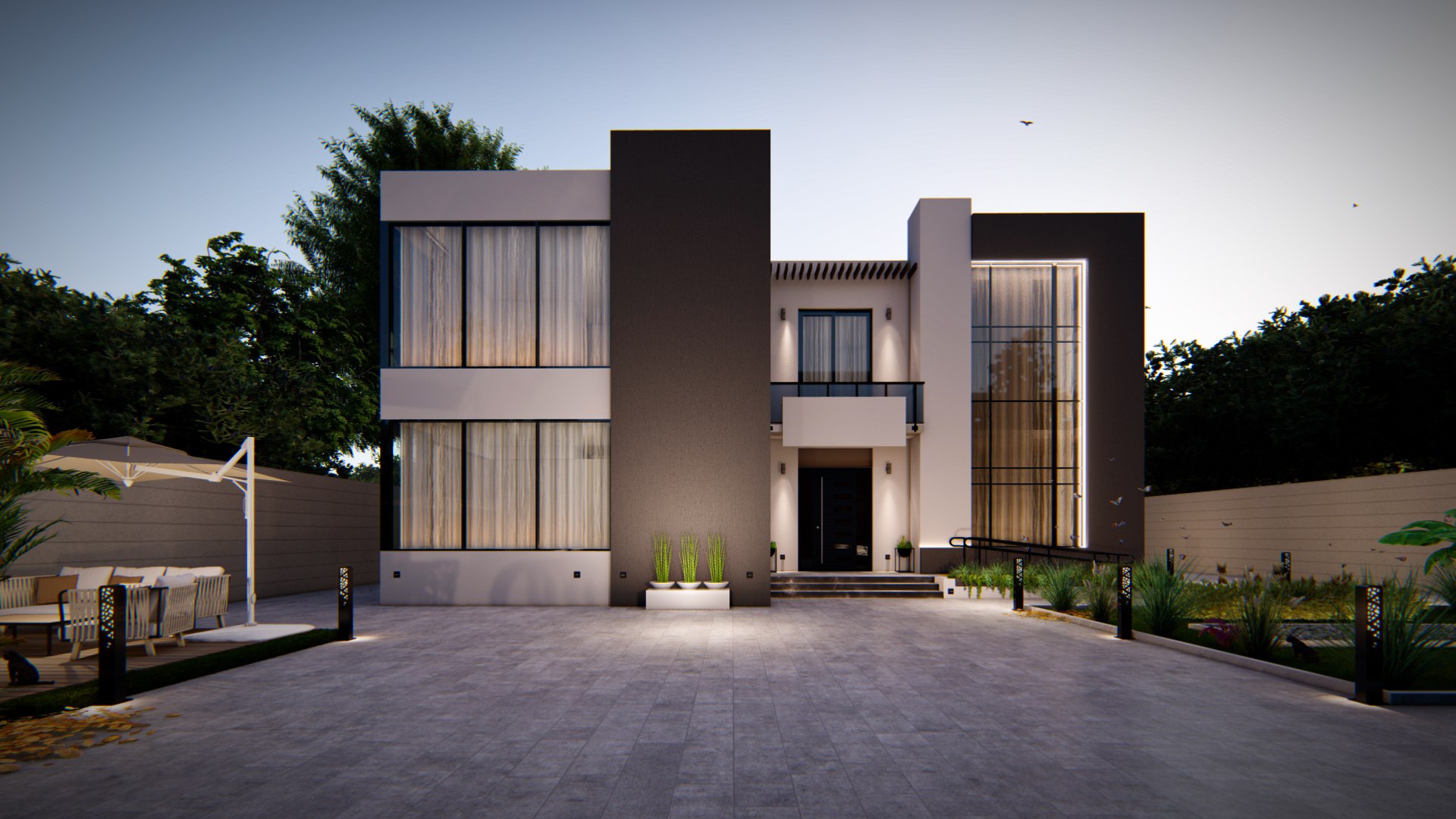 3D Residential Villa Modern Design - TurboSquid 2145031