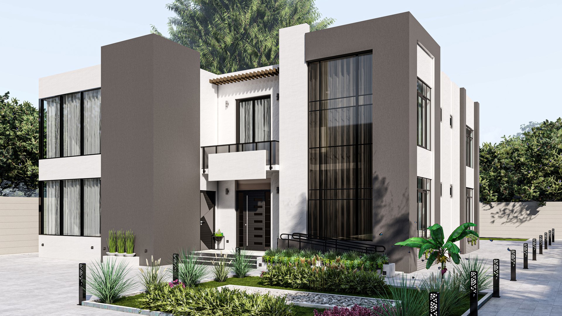3D Residential Villa Modern Design - TurboSquid 2145031