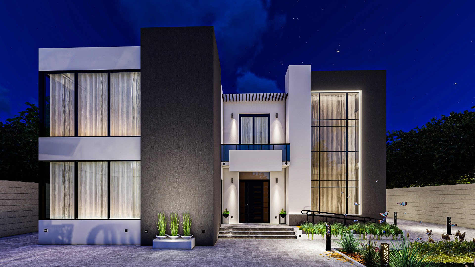 3D Residential Villa Modern Design - TurboSquid 2145031