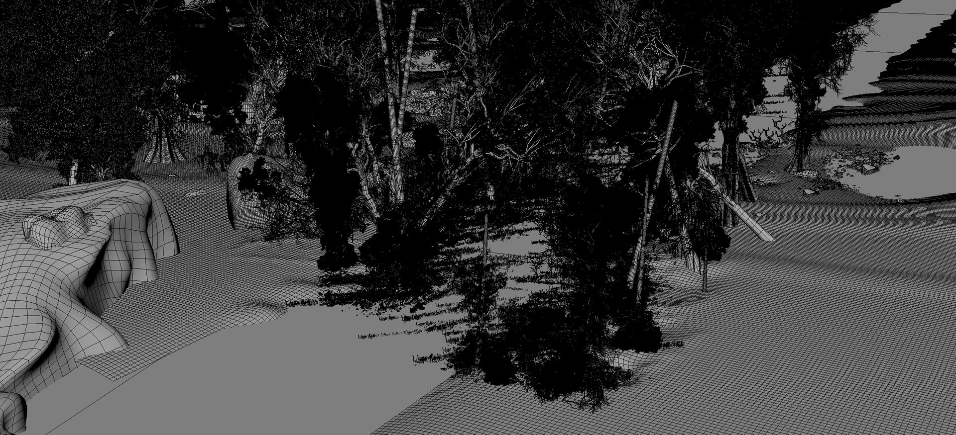 3D Fantasy Sunset Swamp Environment Model - TurboSquid 2023980