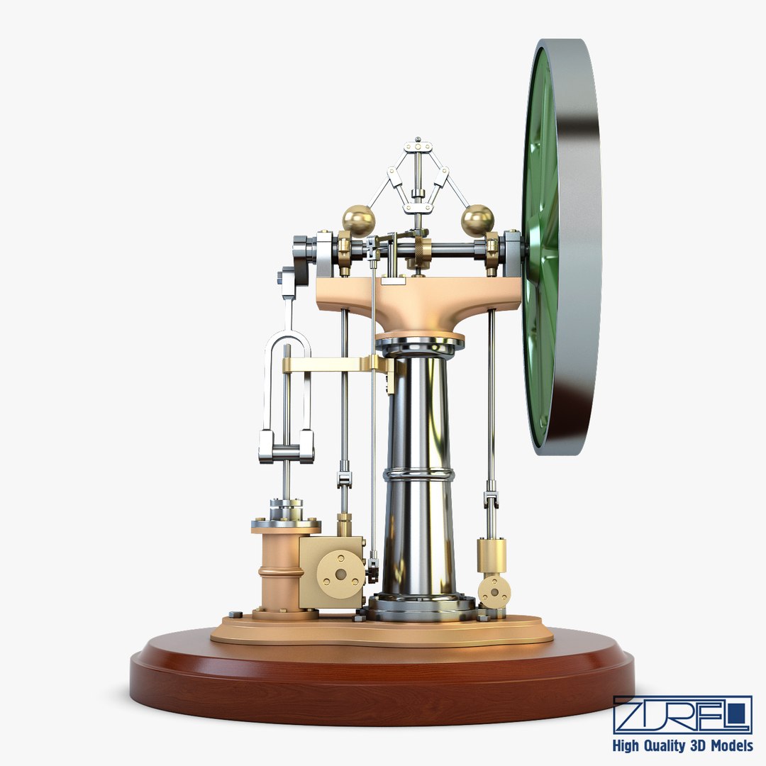 3D benson vertical engine - TurboSquid 1269910