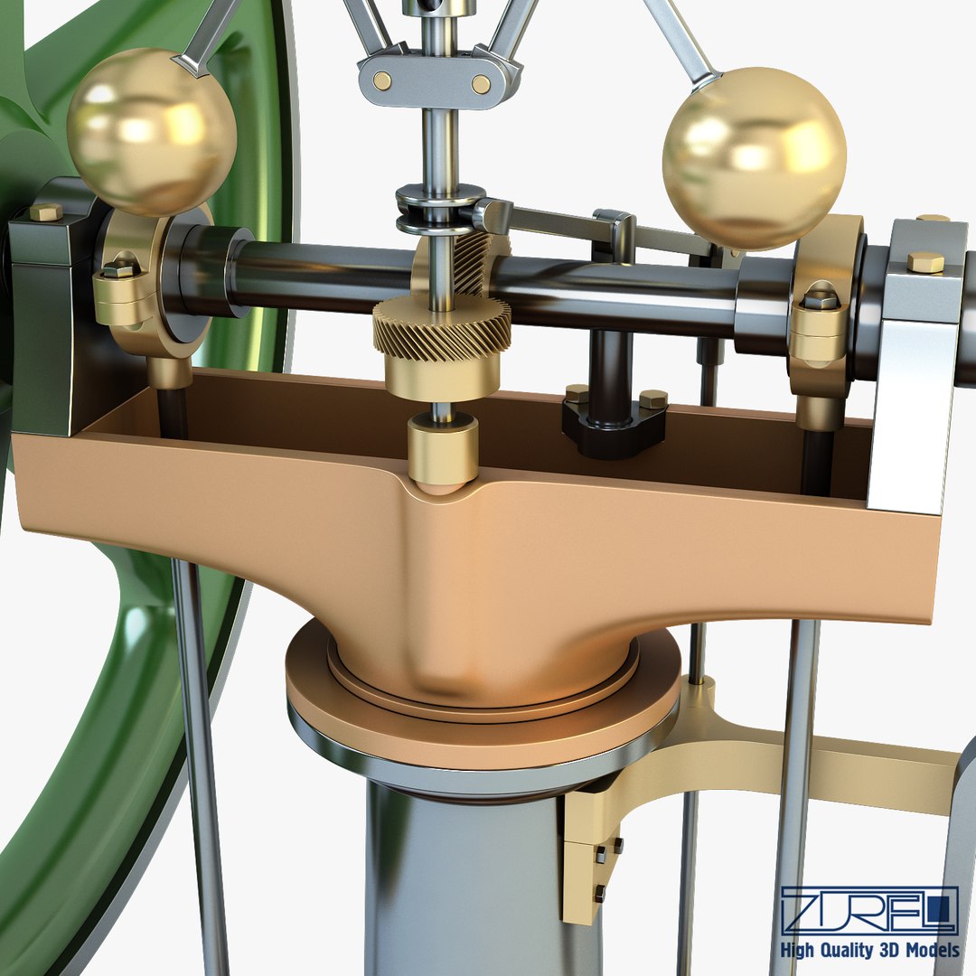 3D benson vertical engine - TurboSquid 1269910