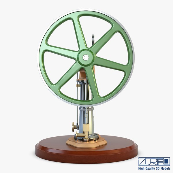 3D benson vertical engine - TurboSquid 1269910