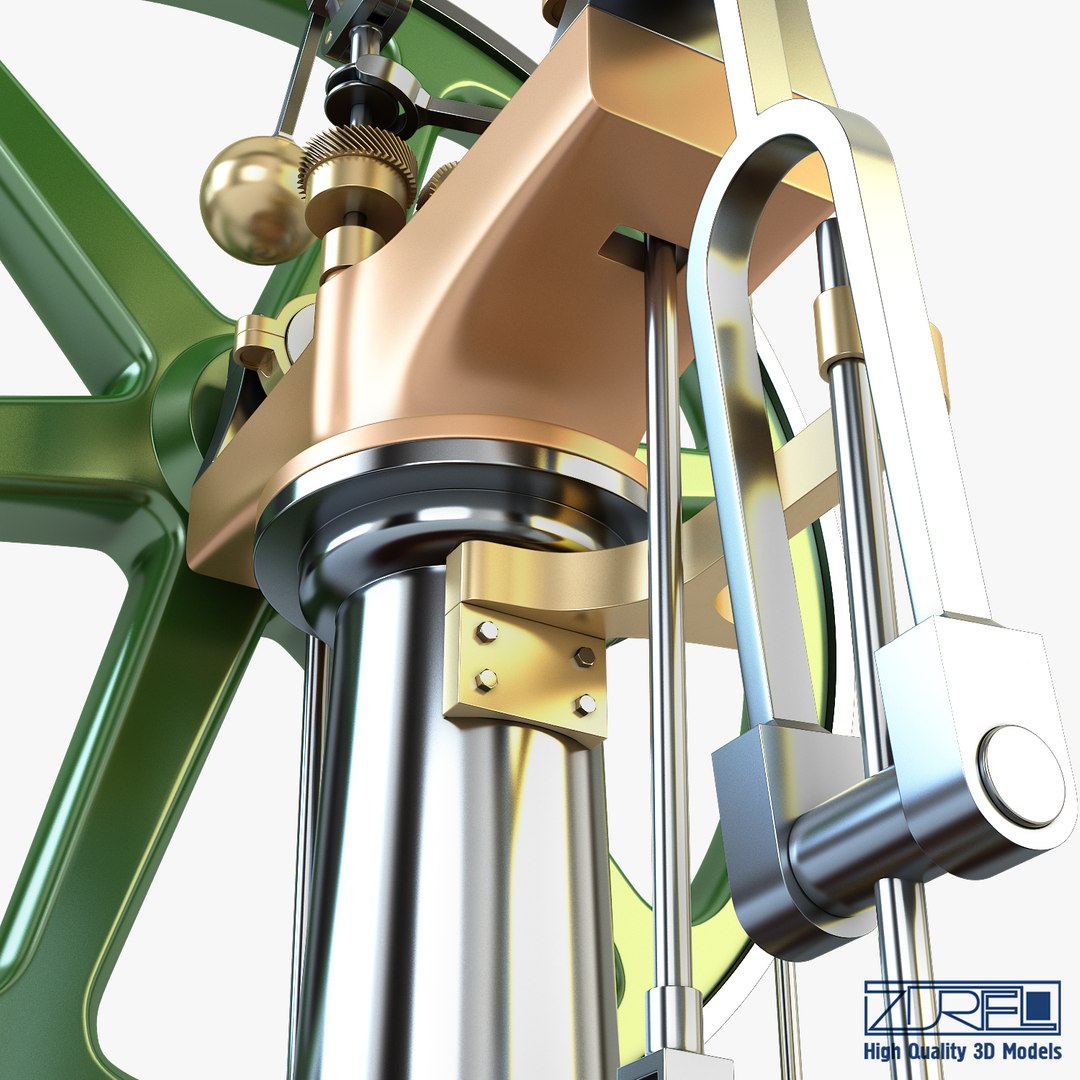 3D benson vertical engine - TurboSquid 1269910