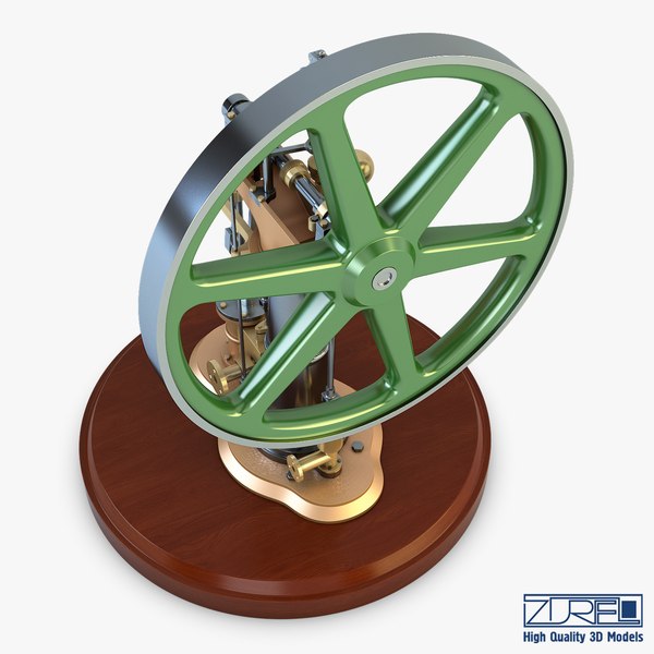 3D benson vertical engine - TurboSquid 1269910