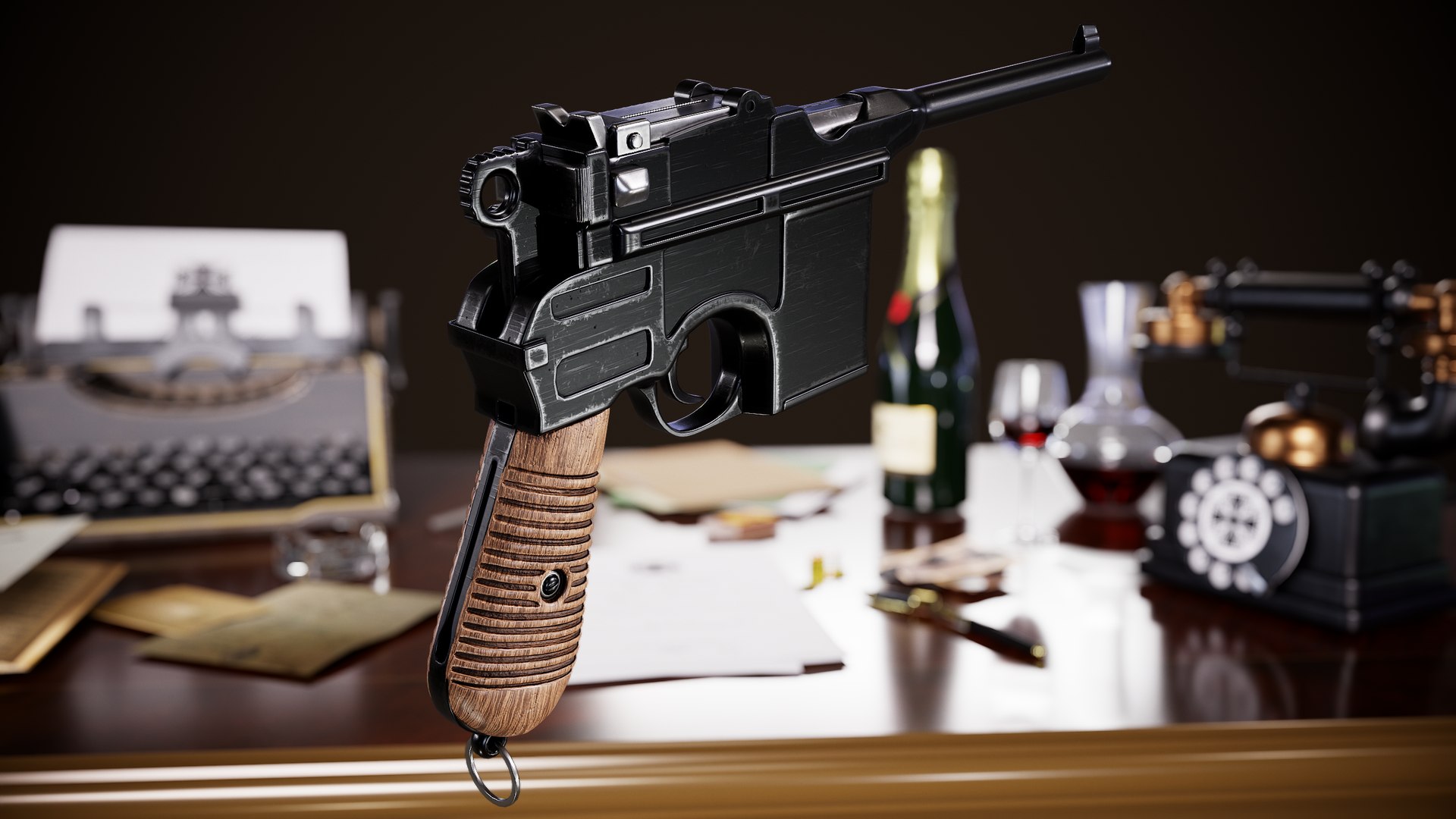 Mauser C96 Pistol 3D Model - TurboSquid 1761651