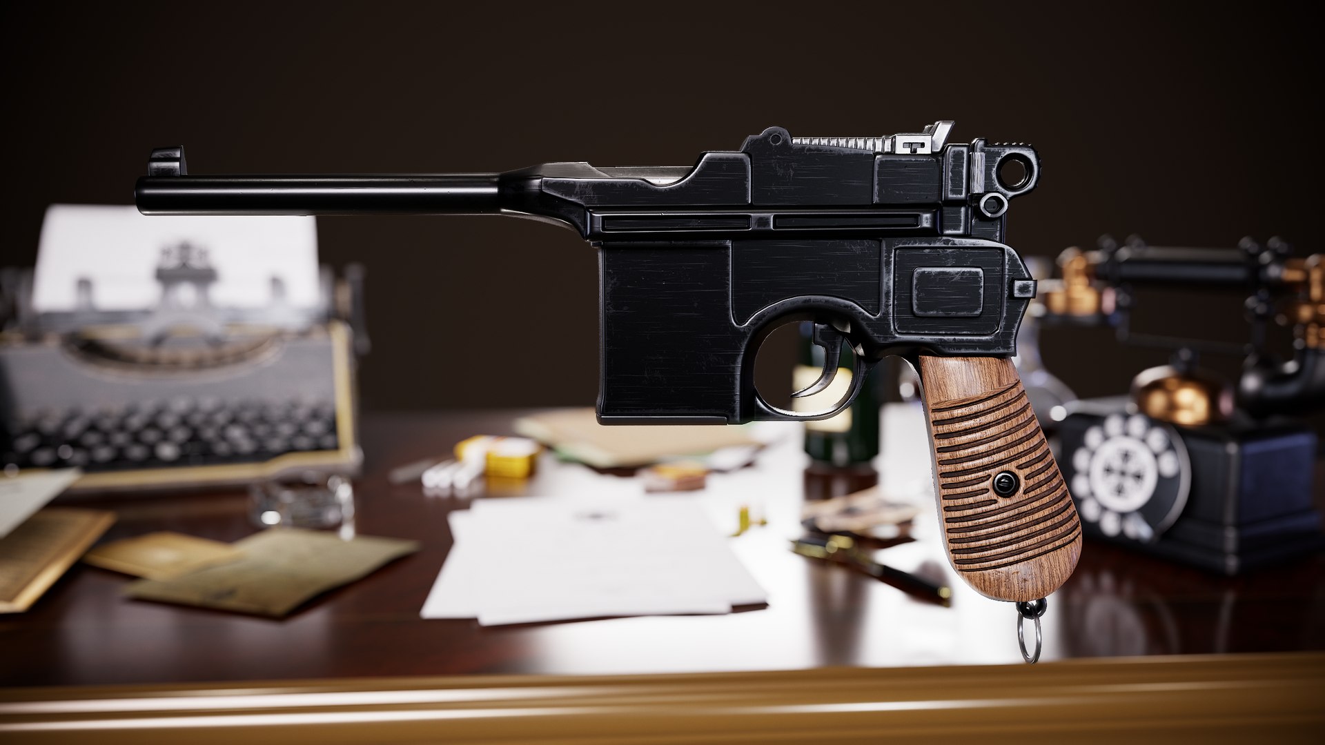 Mauser C96 Pistol 3D Model - TurboSquid 1761651