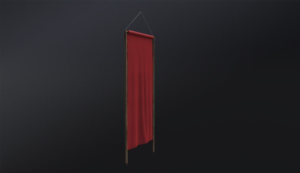 3D Banner Flag - TurboSquid 1744892