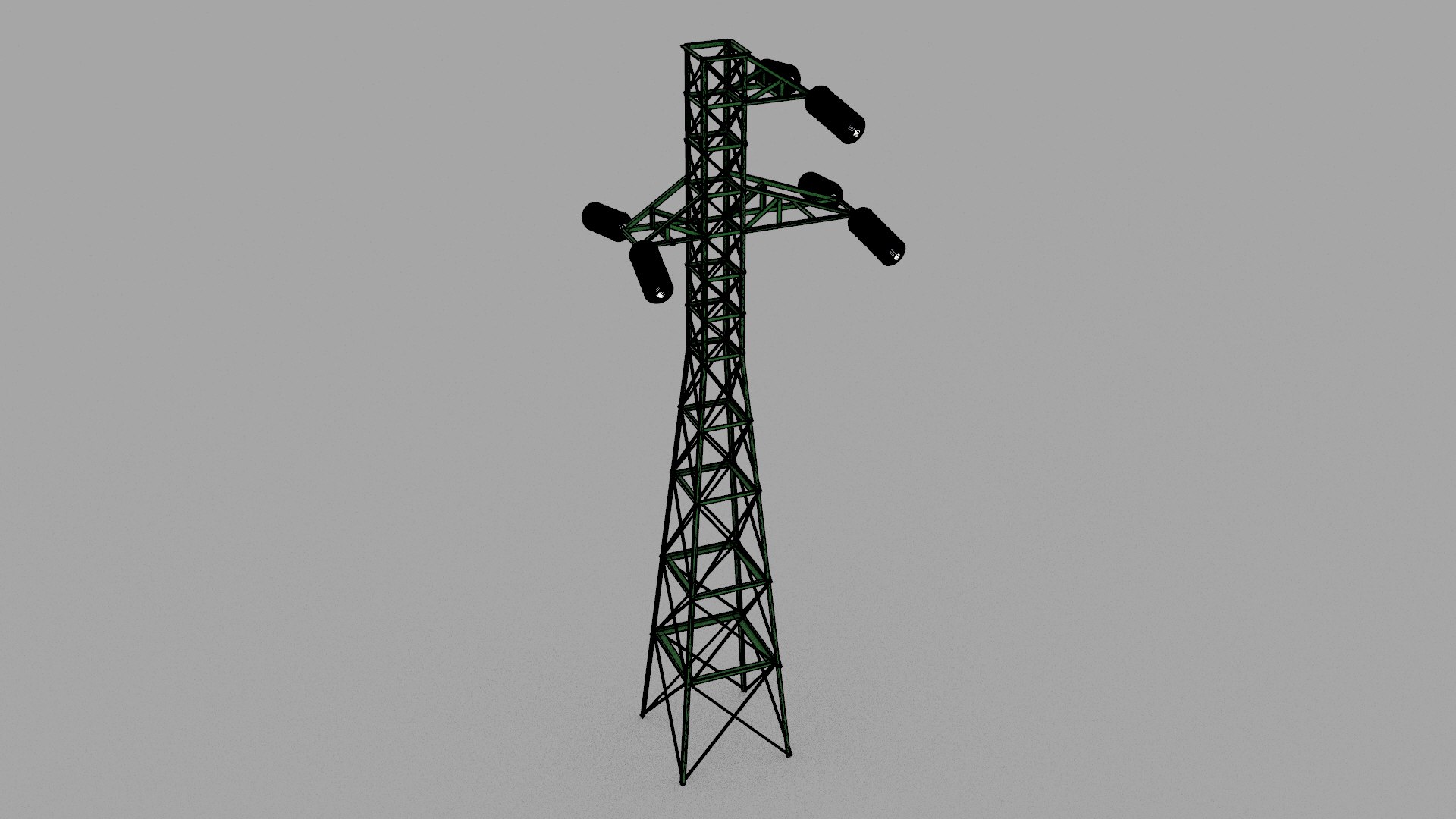 3D Electric Power Tower - TurboSquid 1970879