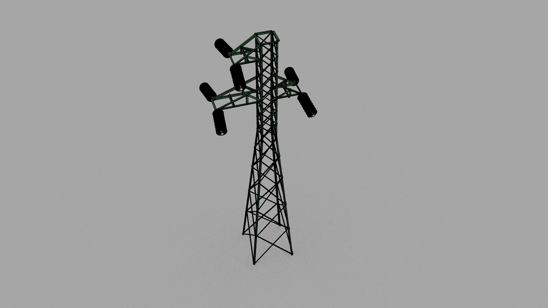 3D Electric Power Tower - TurboSquid 1970879