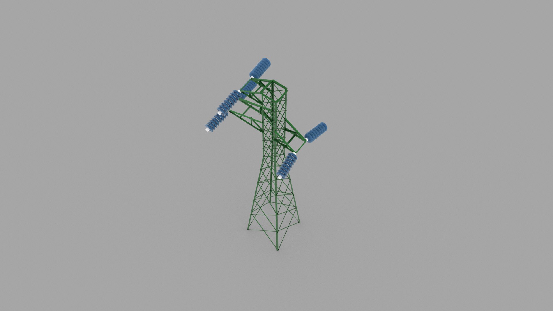 3D Electric Power Tower - TurboSquid 1970879
