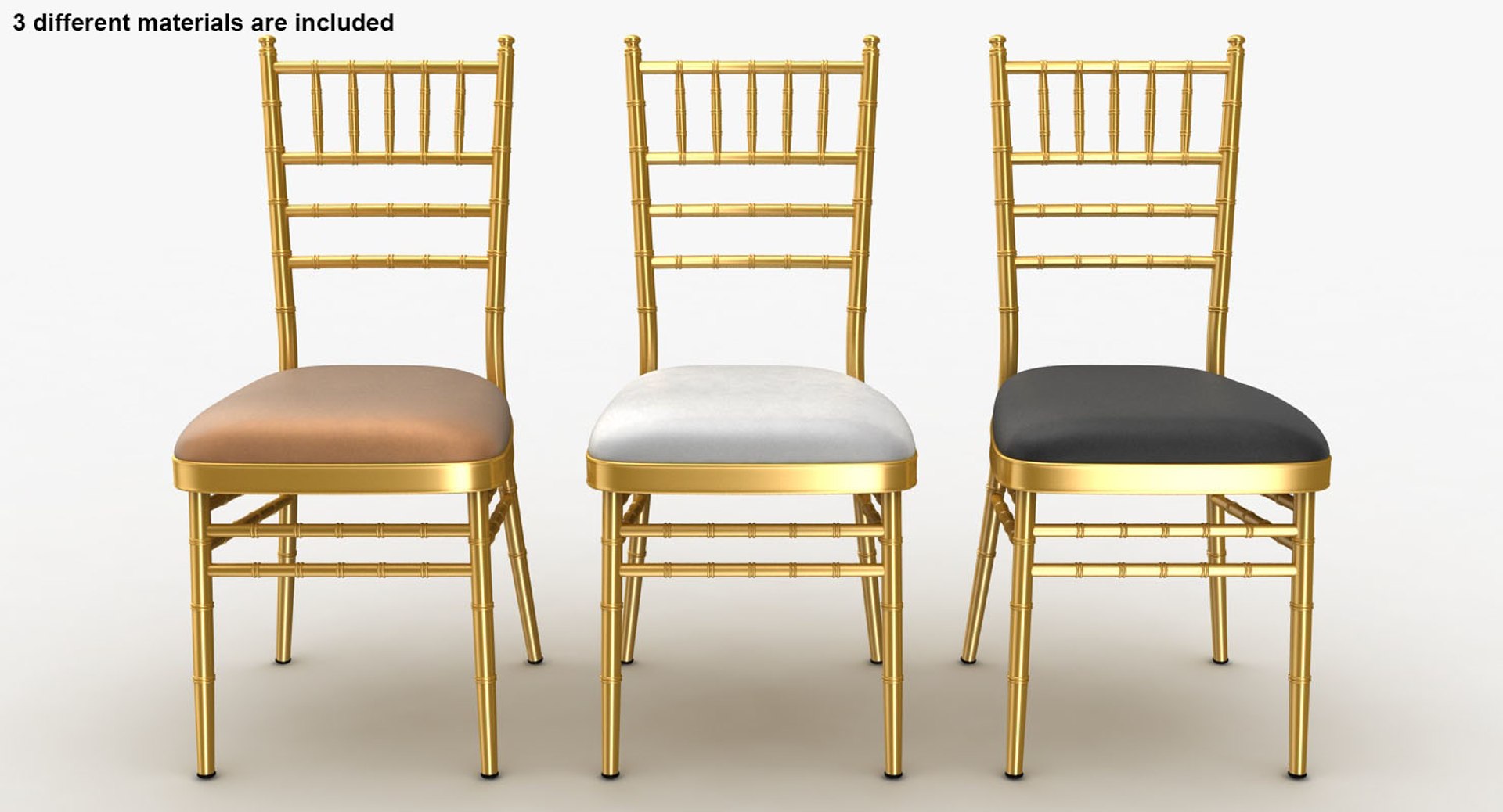 3d Realistic Tiffany Chair Model