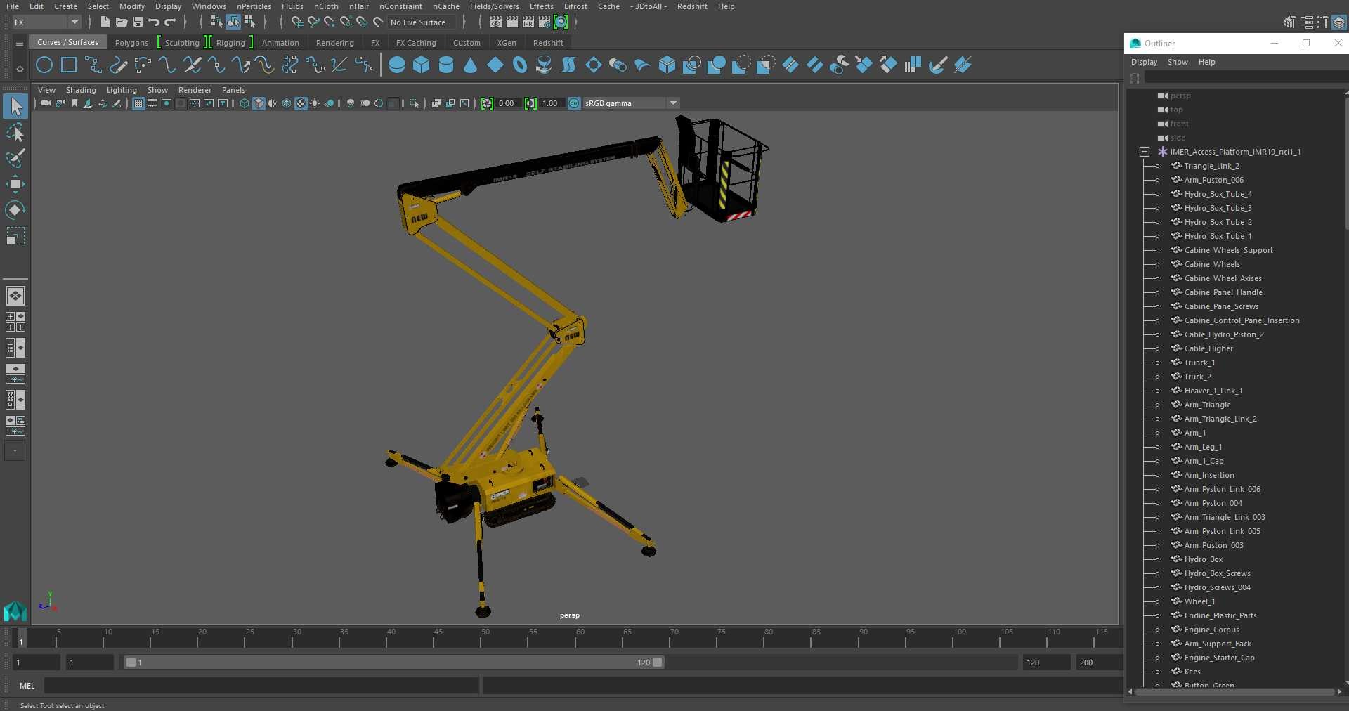 3D Model IMER Access Platform IMR19 - TurboSquid 2279725