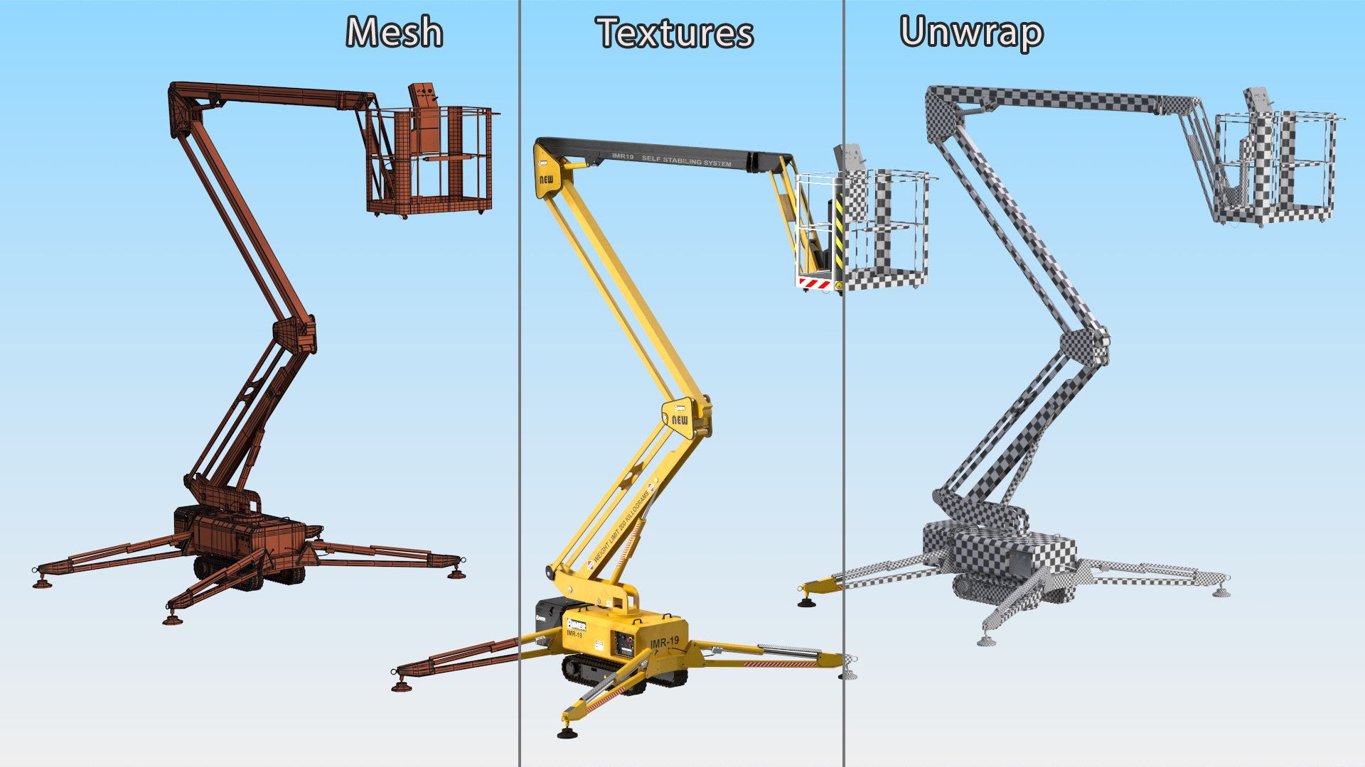 3D Model IMER Access Platform IMR19 - TurboSquid 2279725