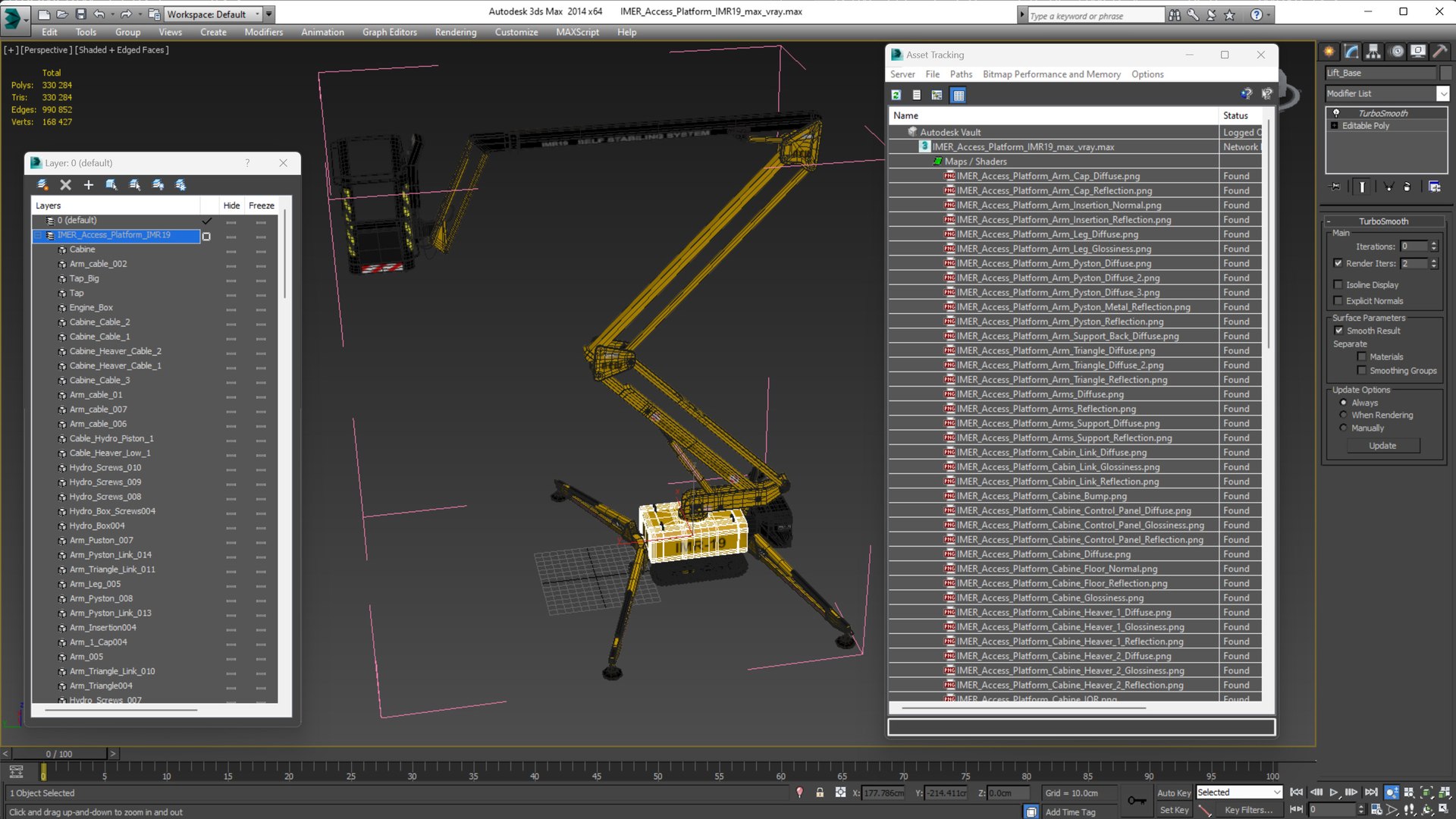 3D Model IMER Access Platform IMR19 - TurboSquid 2279725