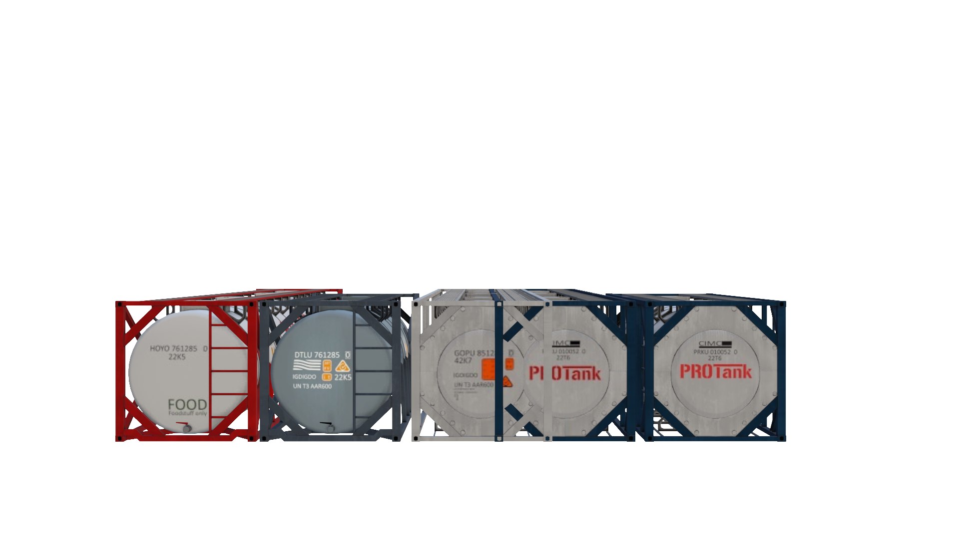 ISO Tank Container 3D Model - TurboSquid 2376113