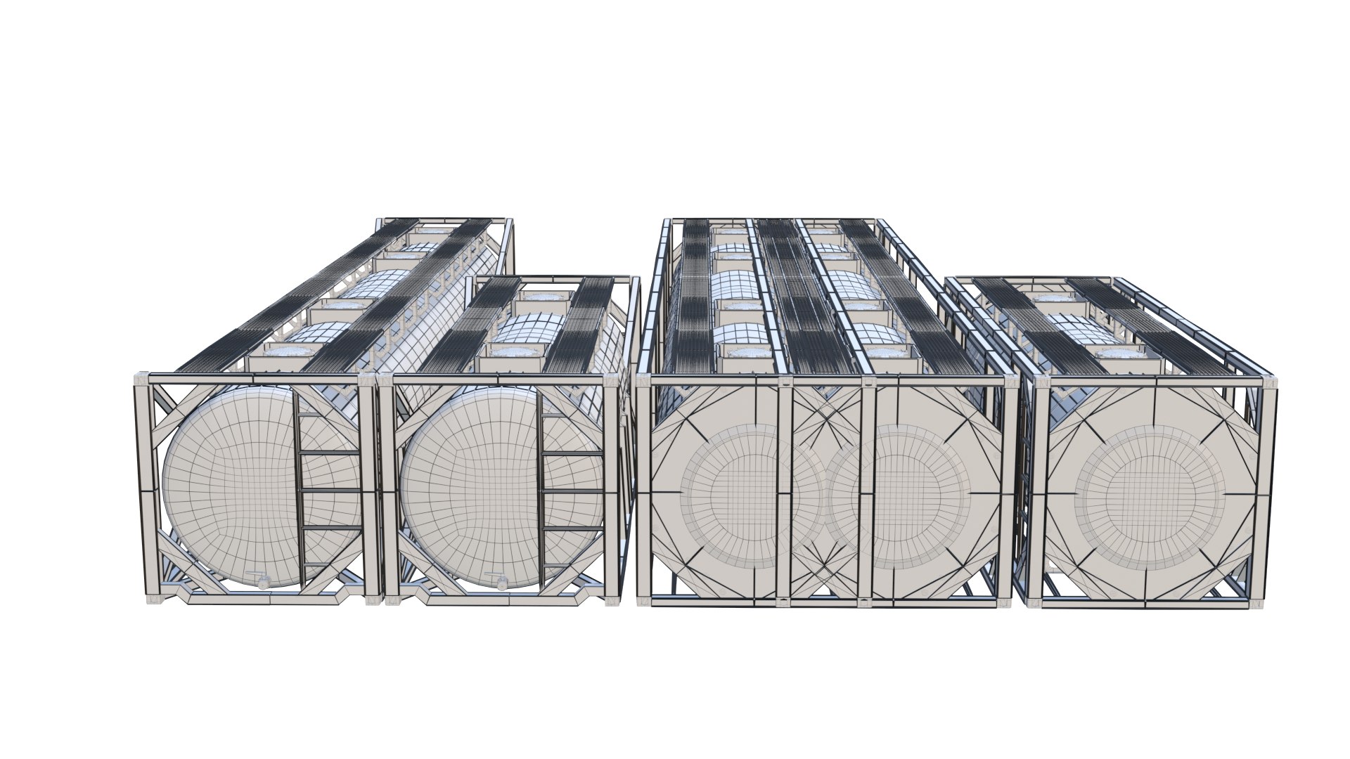 ISO Tank Container 3D Model - TurboSquid 2376113
