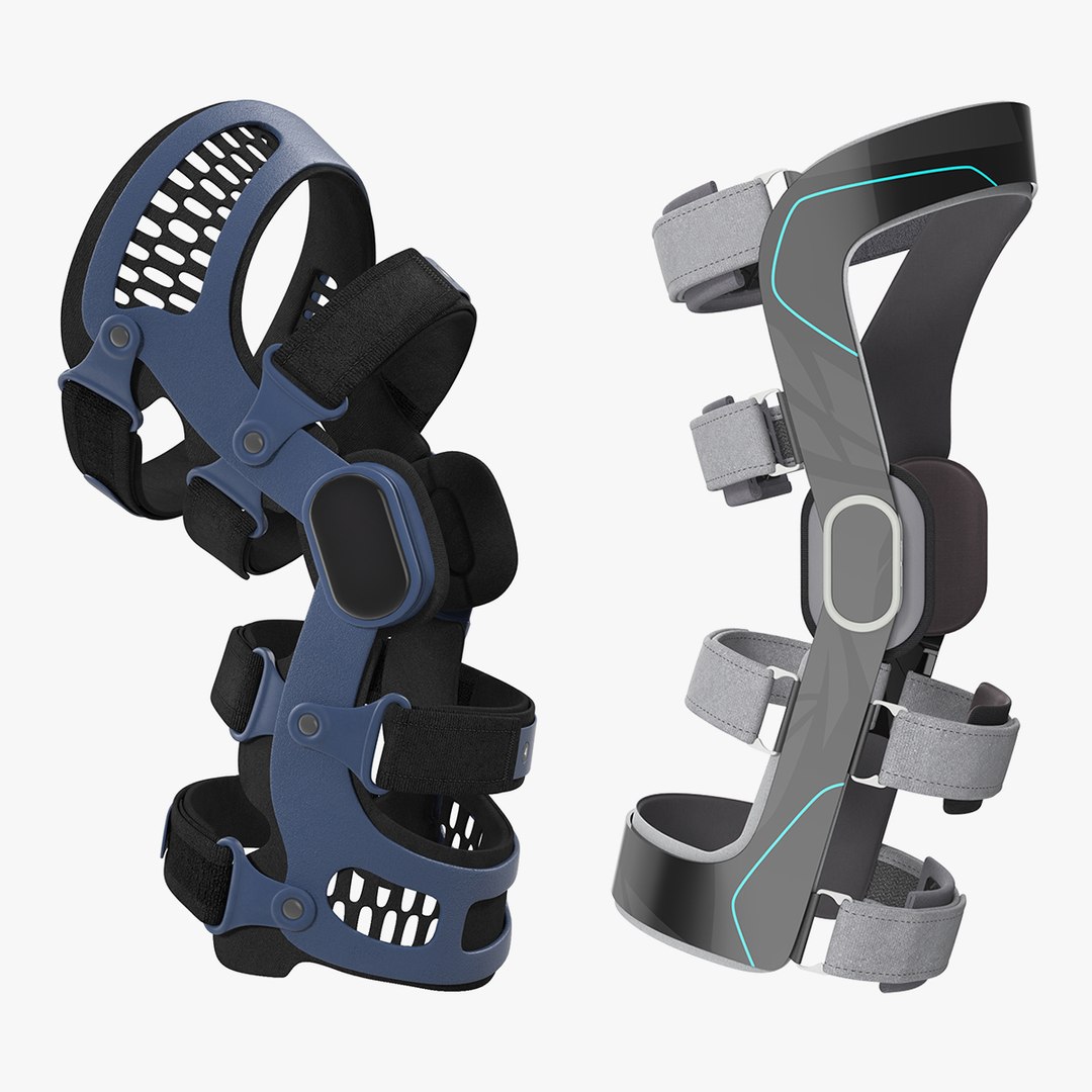 Knee braces 3D - TurboSquid 1331470