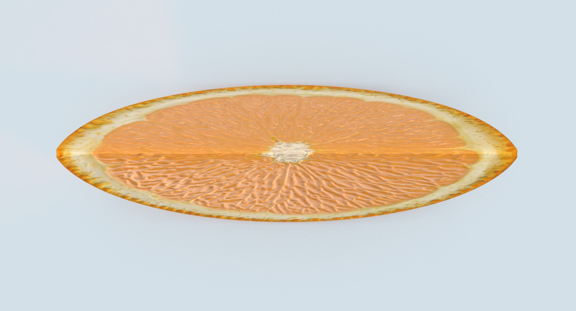 Orange Slice 3d Model
