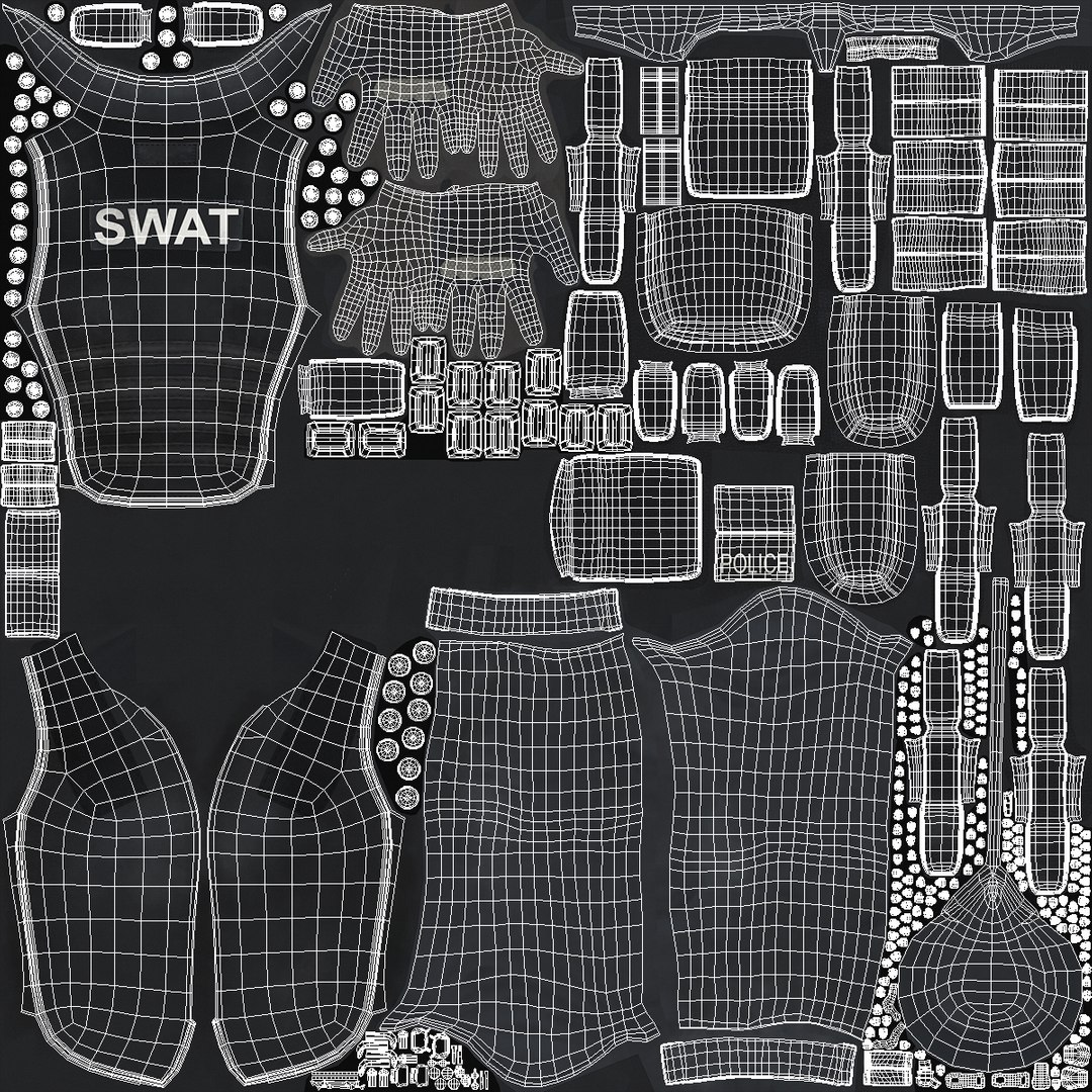 3D Female Military Swat Asian Rigged - TurboSquid 2287193