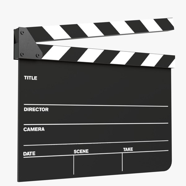 modelo 3d Claqueta - TurboSquid 1194529