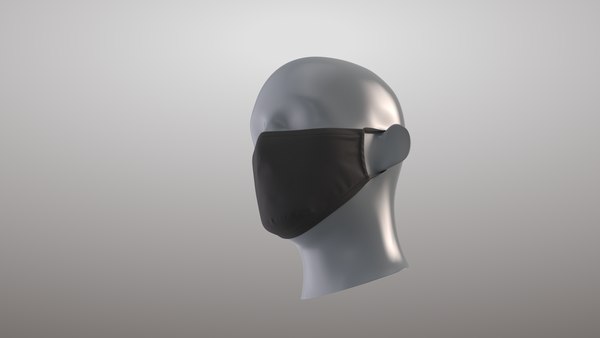 Realistic protective mask model - TurboSquid 1547345