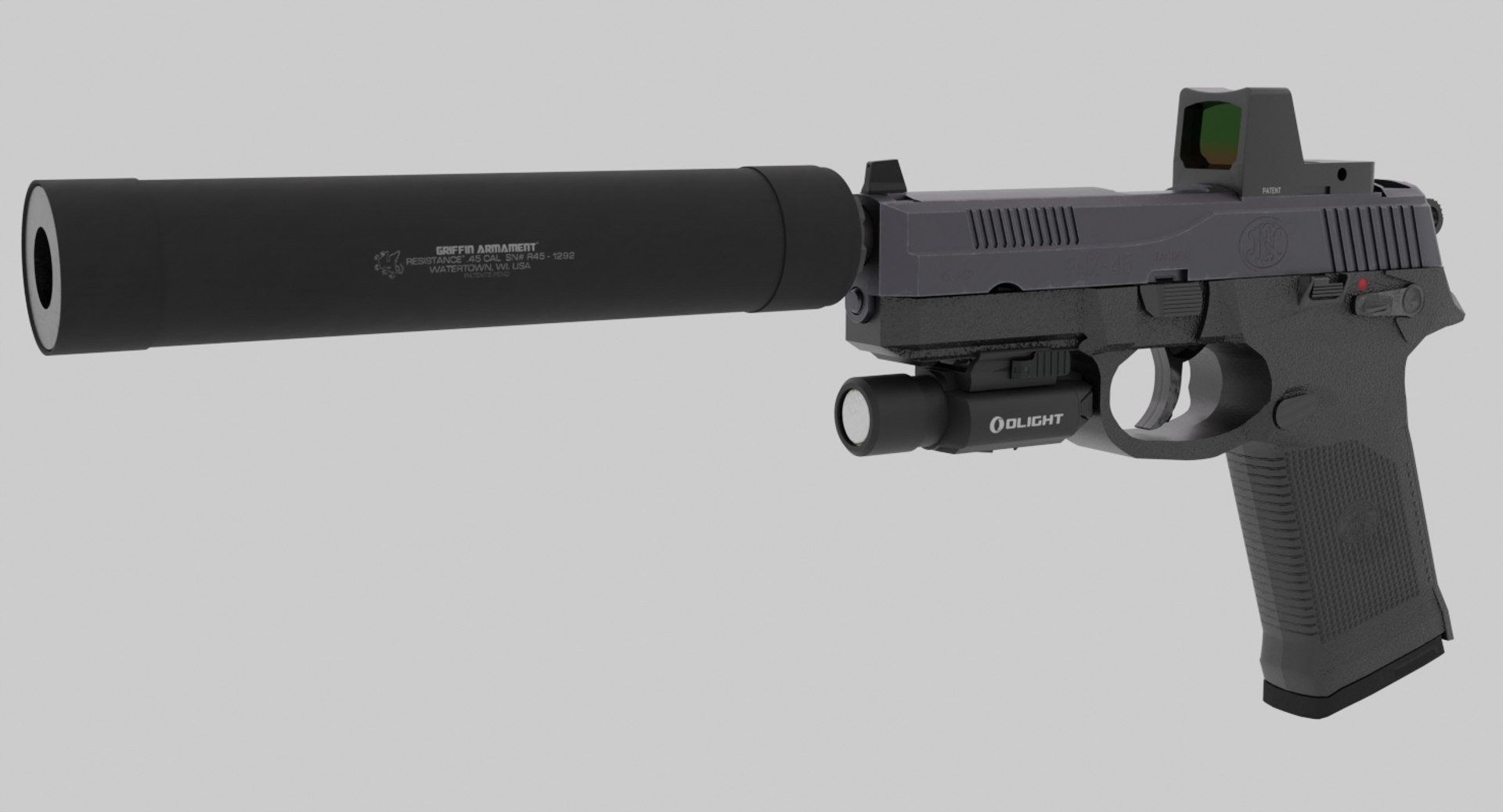 FNX-45 Model - TurboSquid 1886875