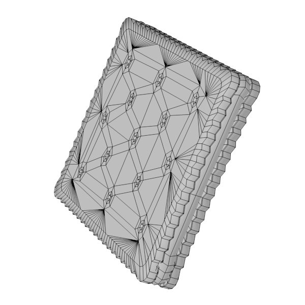 3d model biscuits filled