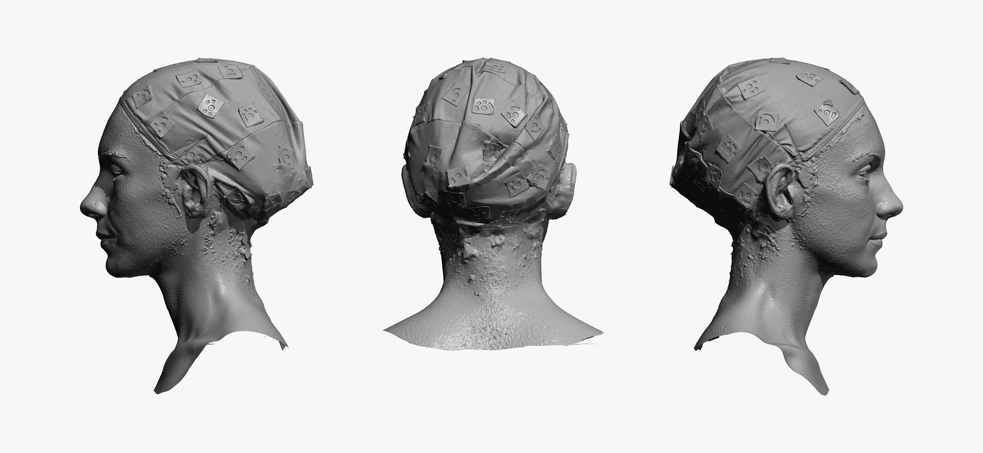 3D athena human head sharp model - TurboSquid 1662411