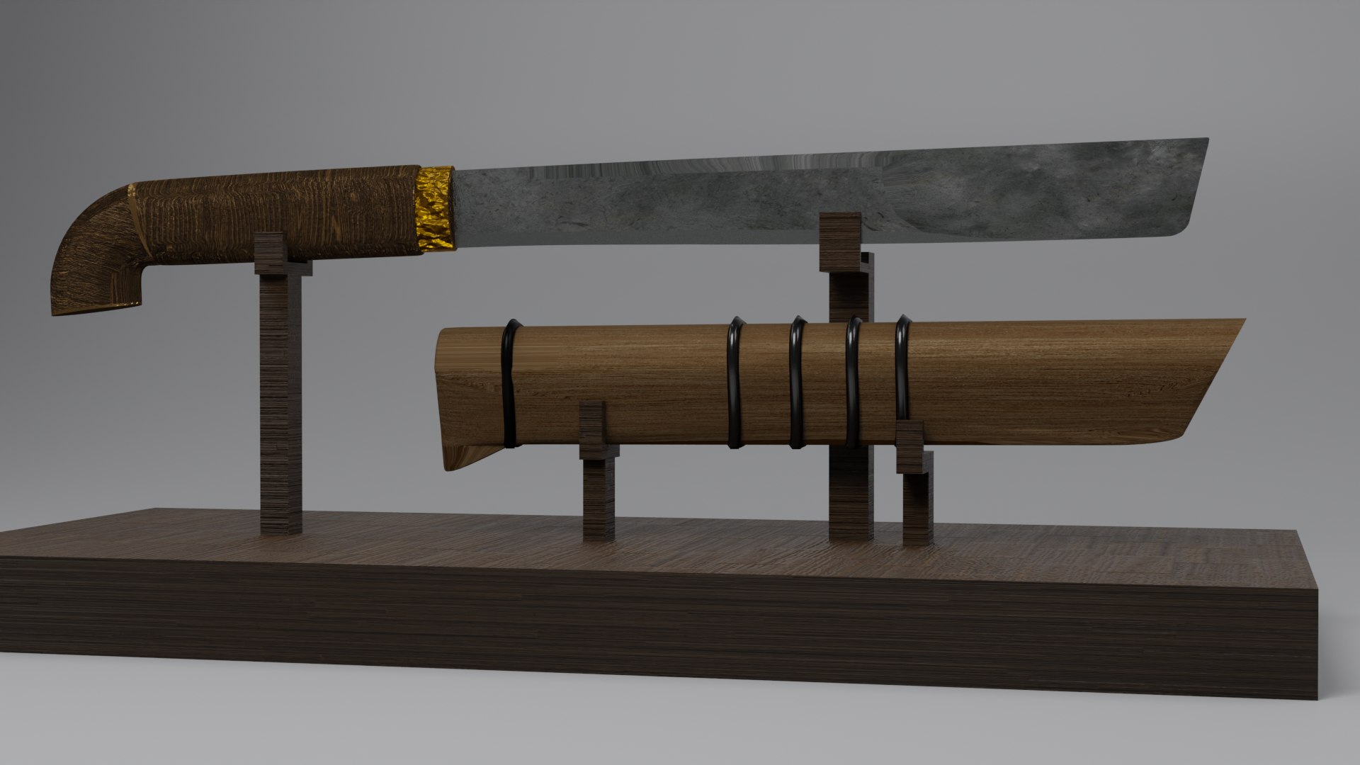 Golok The Indonesian Machete Model - TurboSquid 2012921