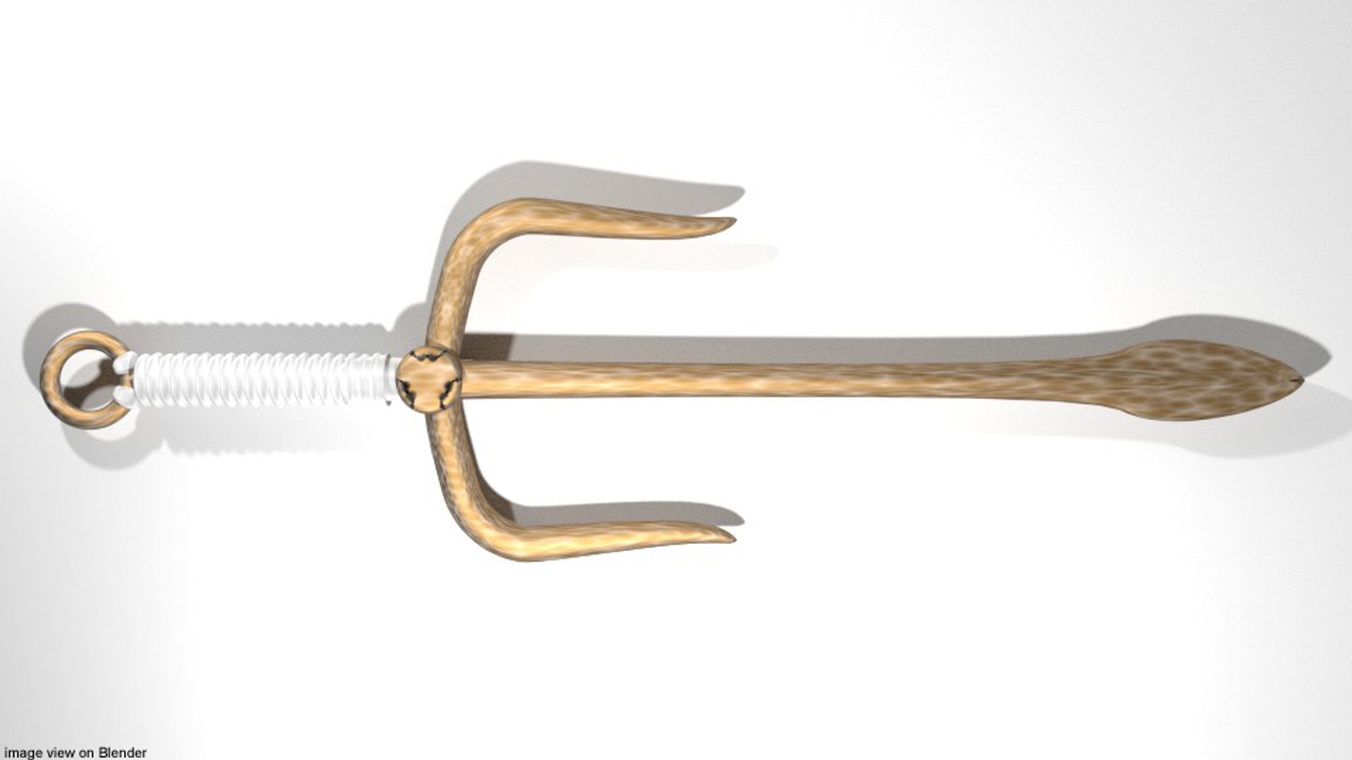 Handle Short Trident 3D Model - TurboSquid 1252471