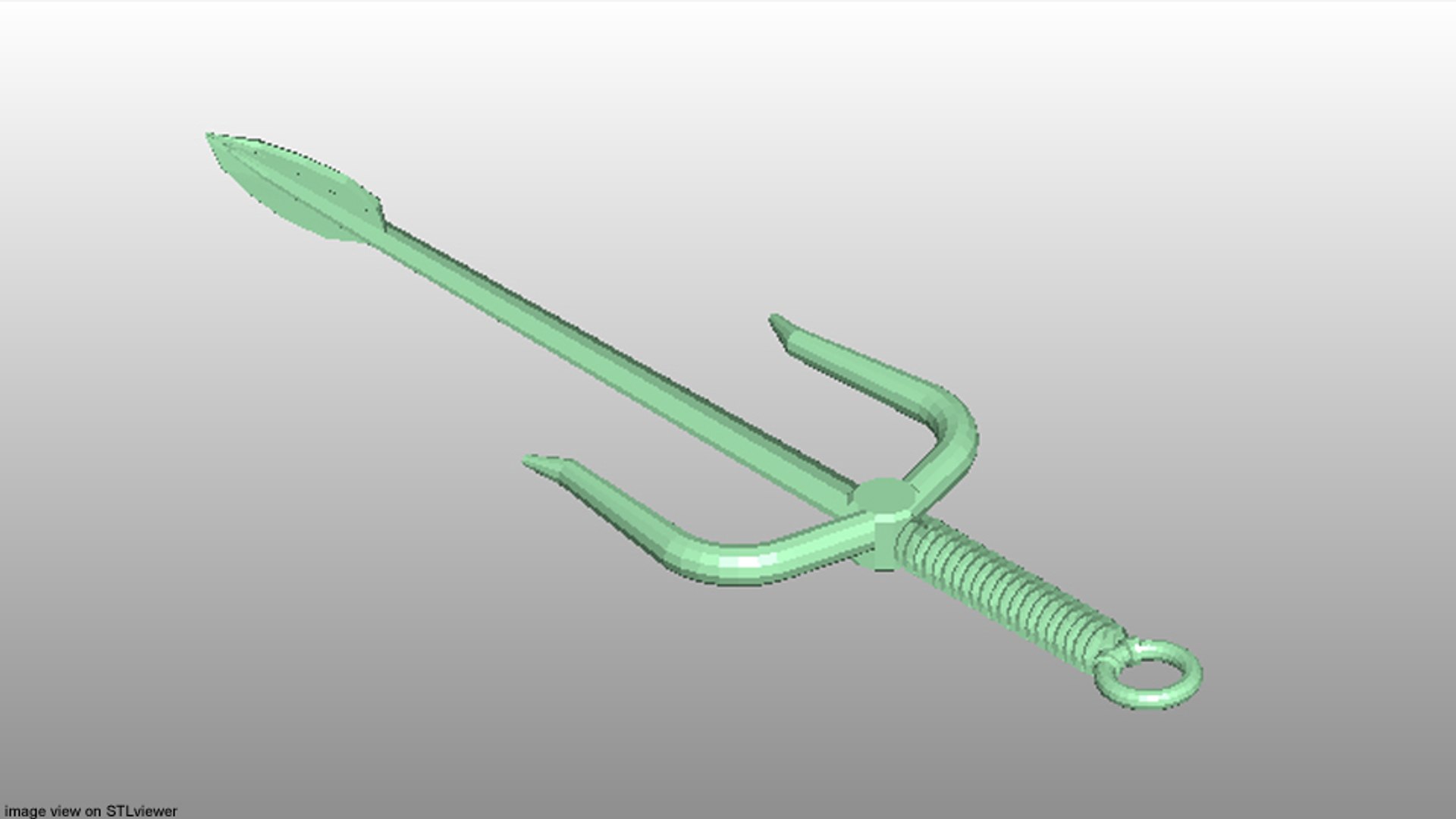 Handle Short Trident 3D Model - TurboSquid 1252471