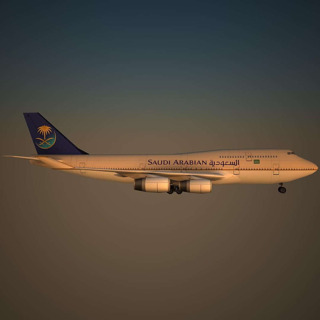 3d Boeing 747-400 Sva Model