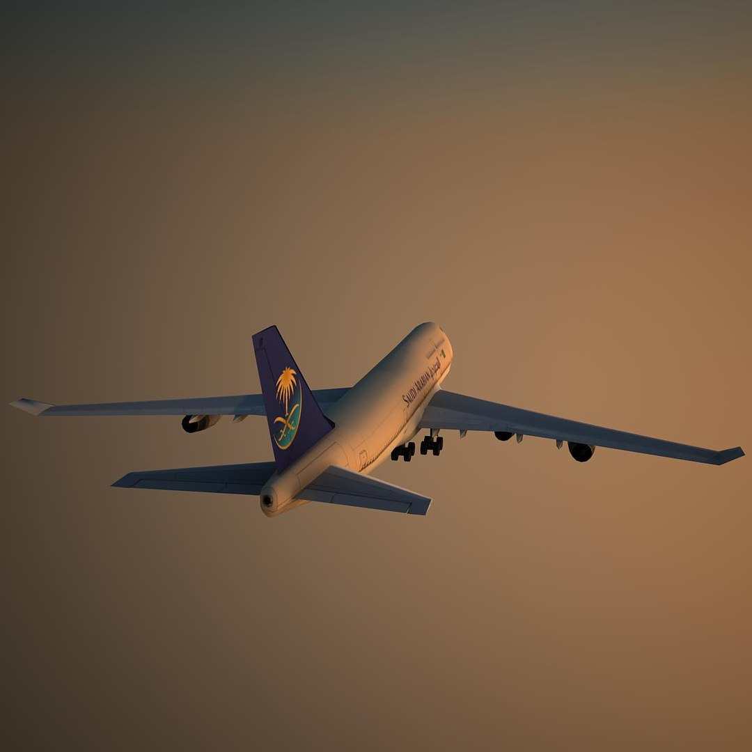 3d Boeing 747-400 Sva Model