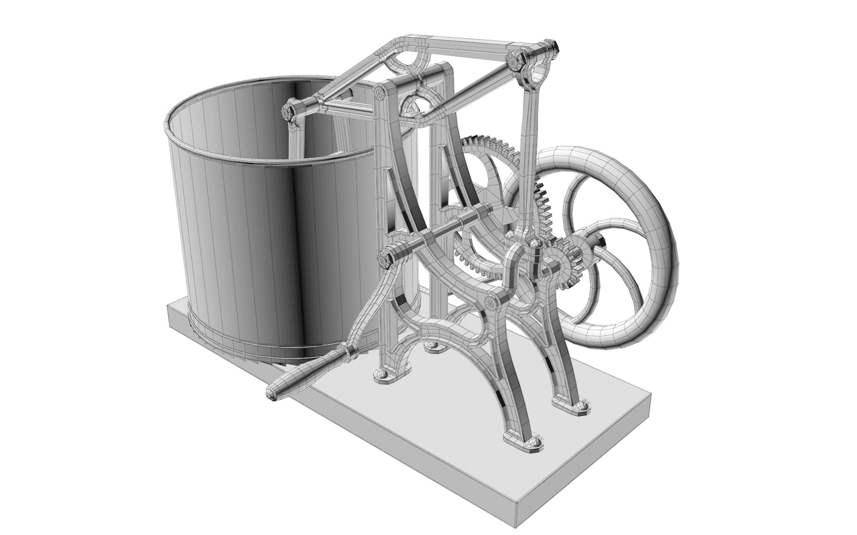 3D Victorian Food Chopper Model - TurboSquid 2249784