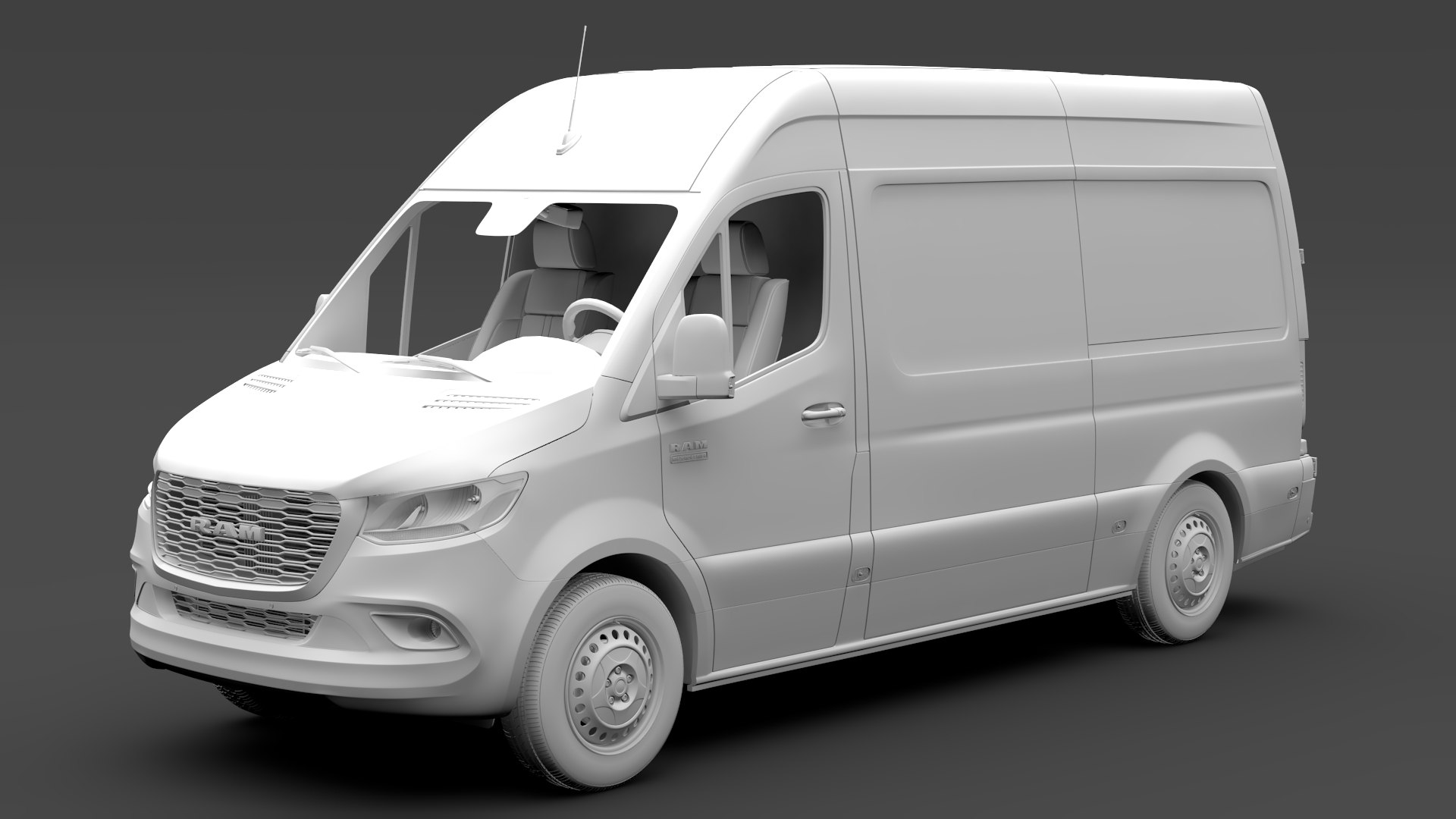 Ram sprinter panel van 3D - TurboSquid 1373515