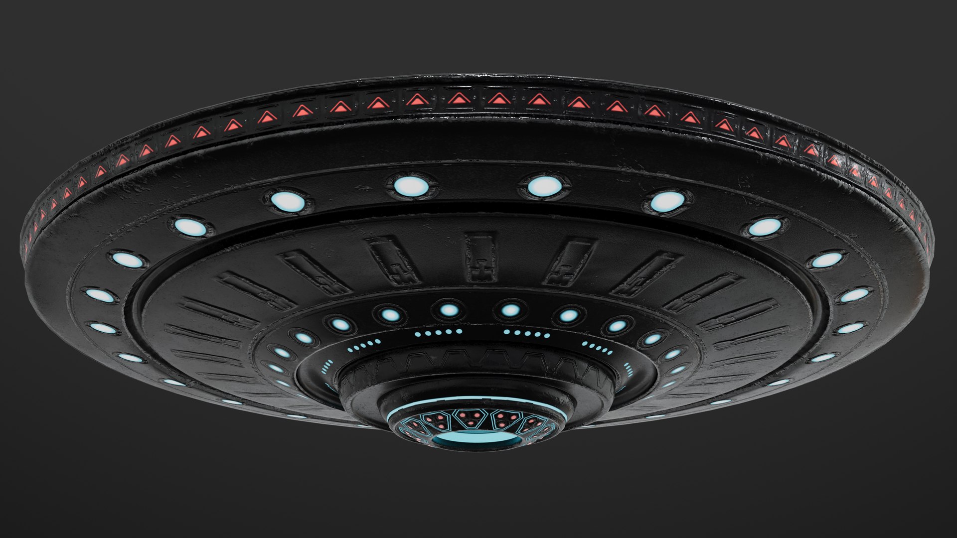 3D UFO Model - TurboSquid 2216742