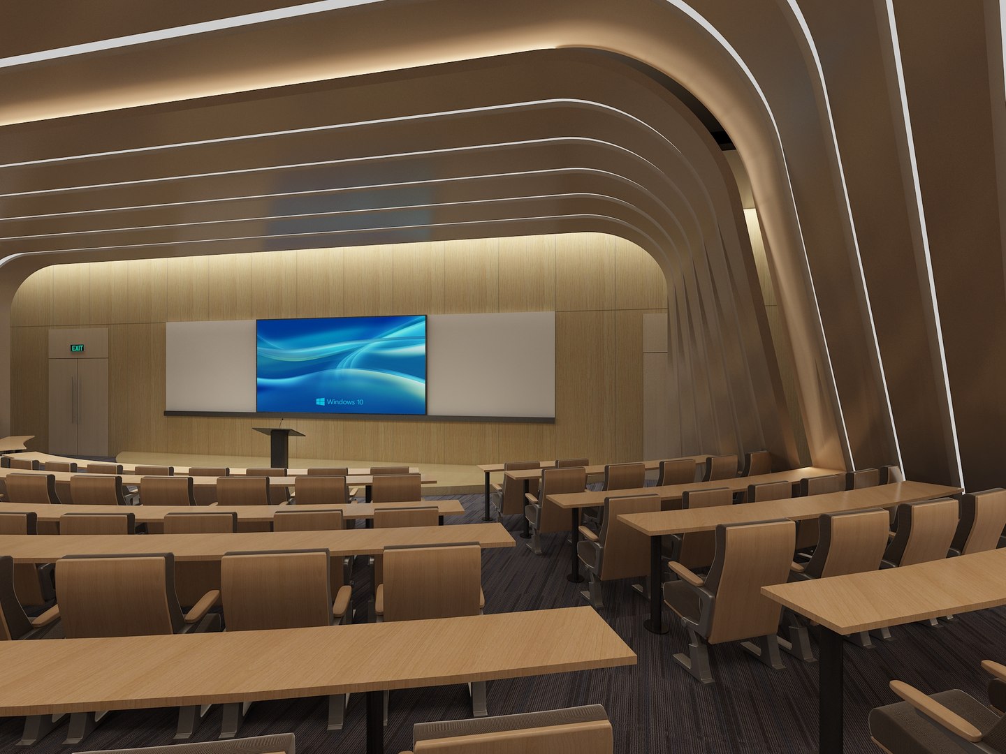 3D Lecture Hall 19 - TurboSquid 2176092